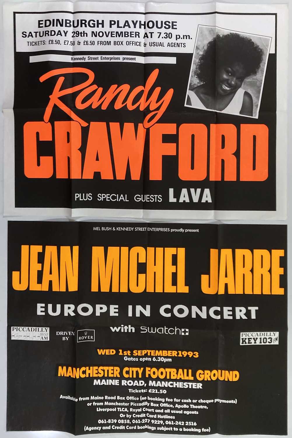 Lot 172 - 1980S/1990S CONCERT POSTERS.