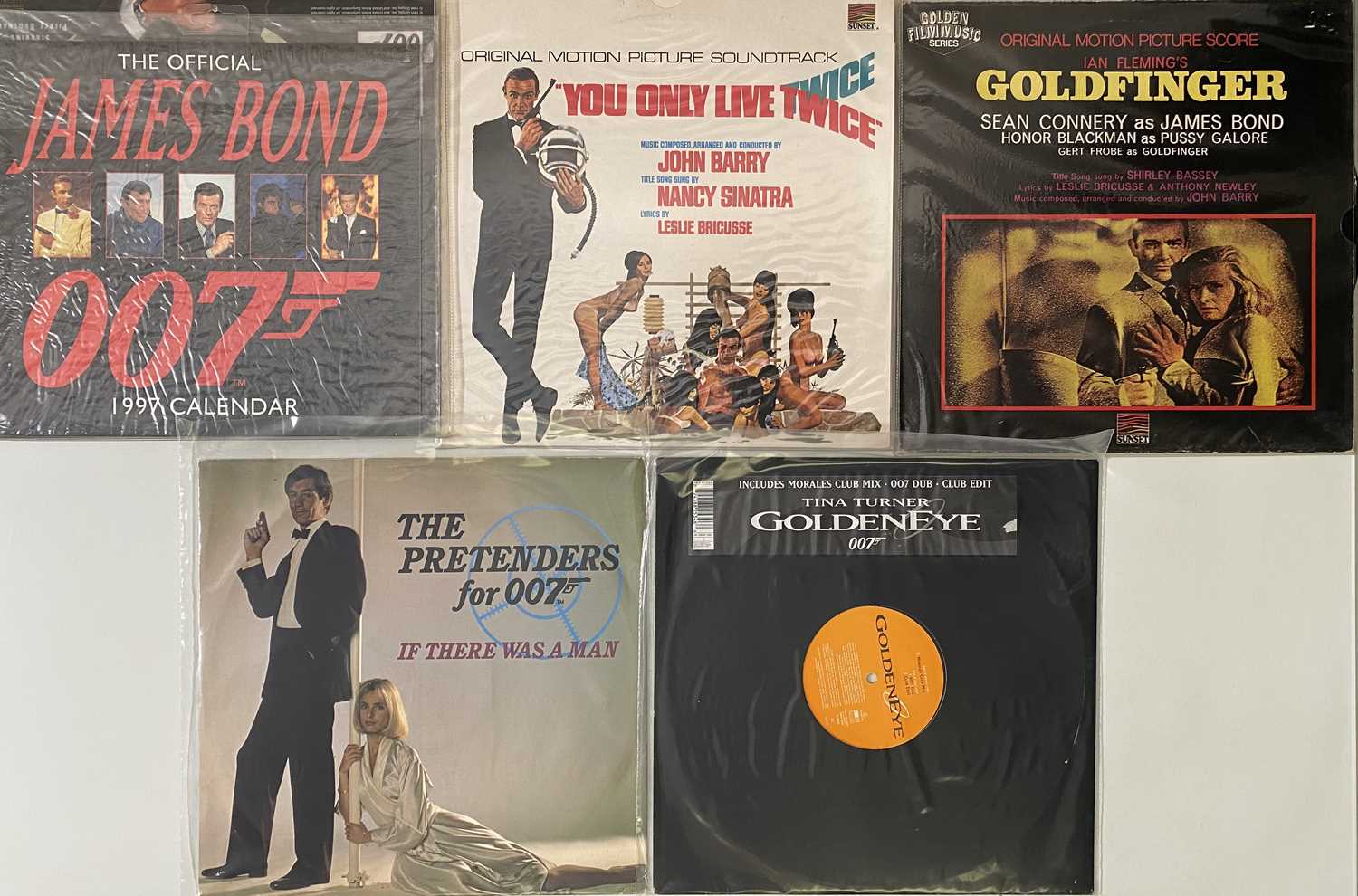 Lot 794 James Bond Lp Collection
