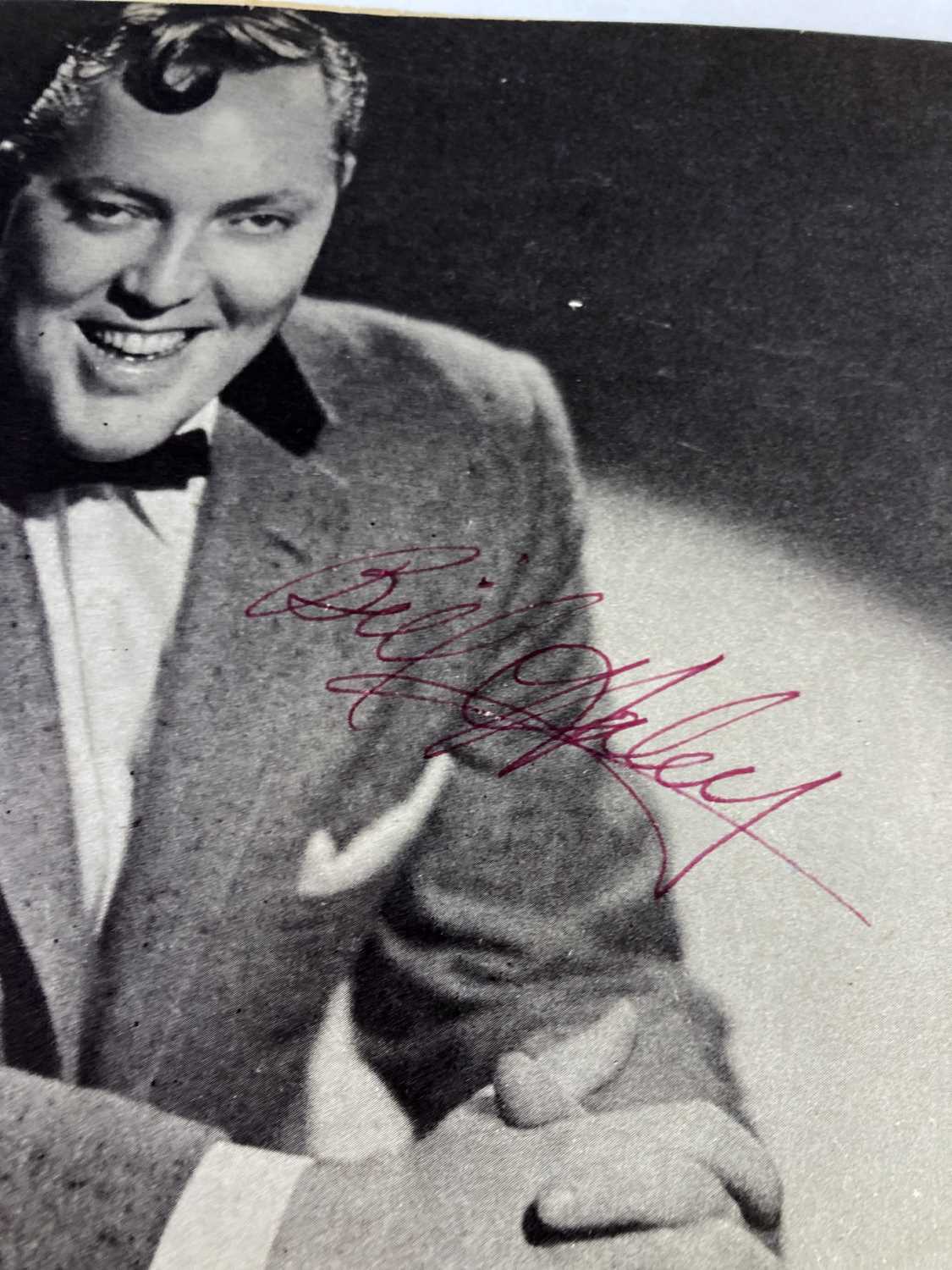 Lot 314 - BILL HALEY - SIGNED ITEMS AND EARLY