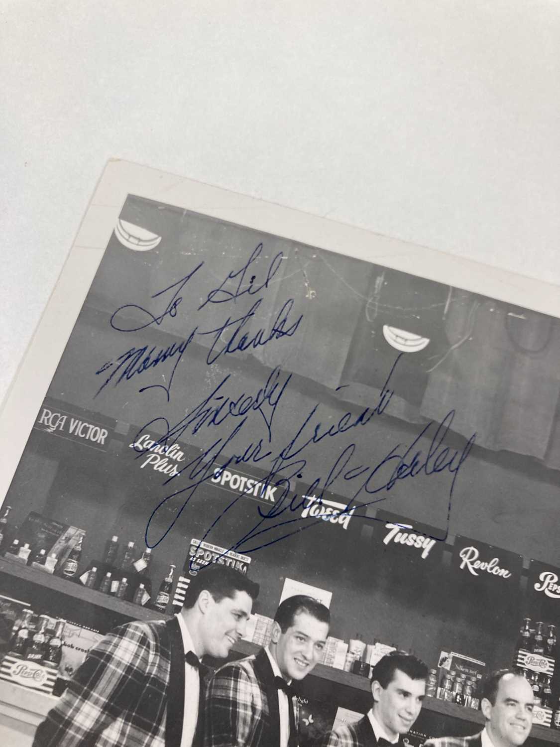 Lot 314 - BILL HALEY - SIGNED ITEMS AND EARLY
