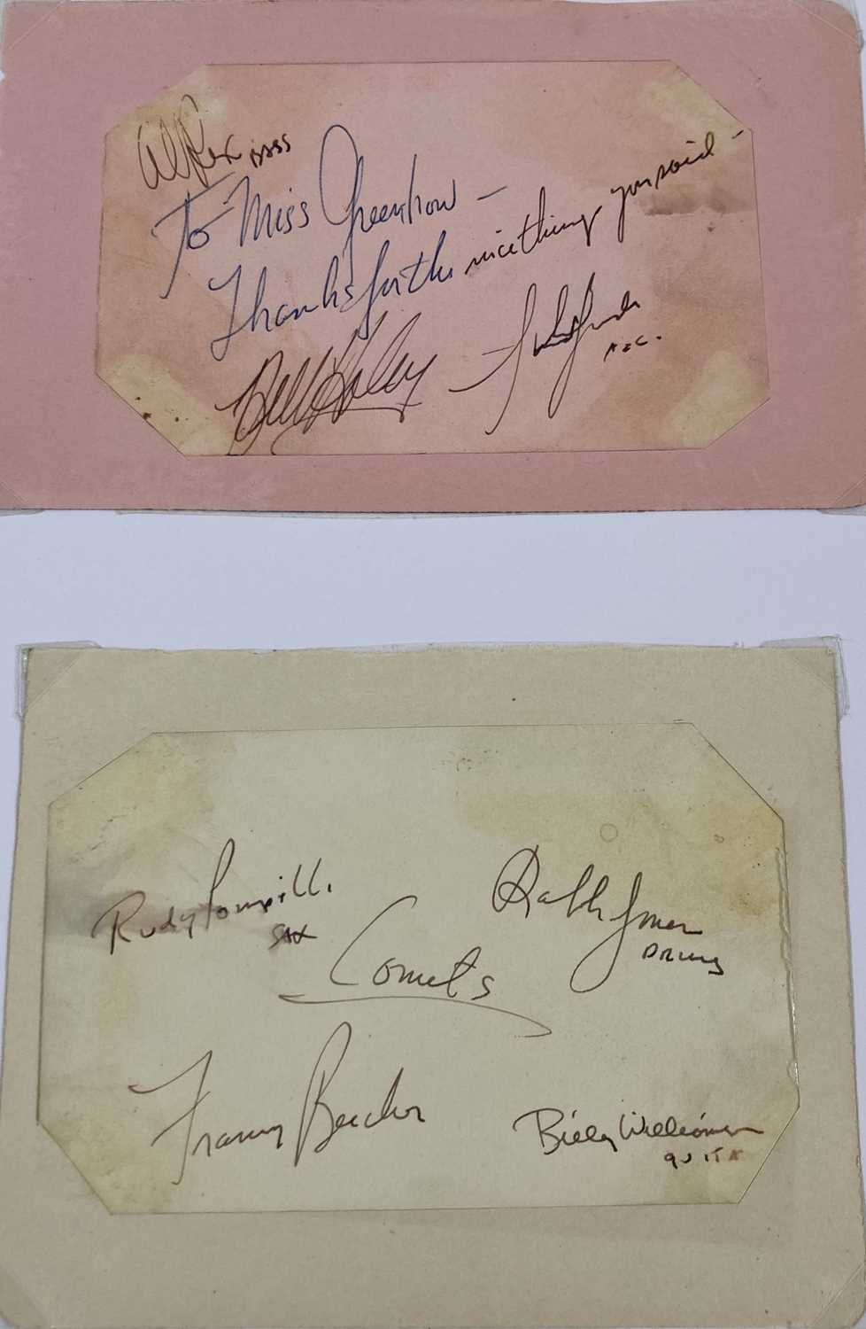 Lot 318 - BILL HALEY - SIGNED PAGES.
