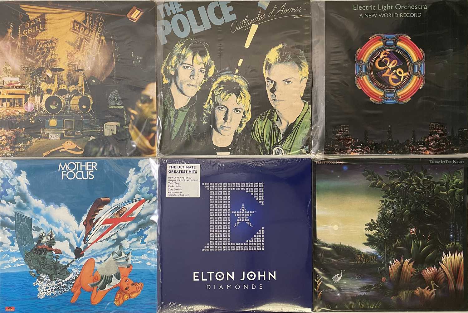 Lot 801 Classic Rock Pop Lp Collection