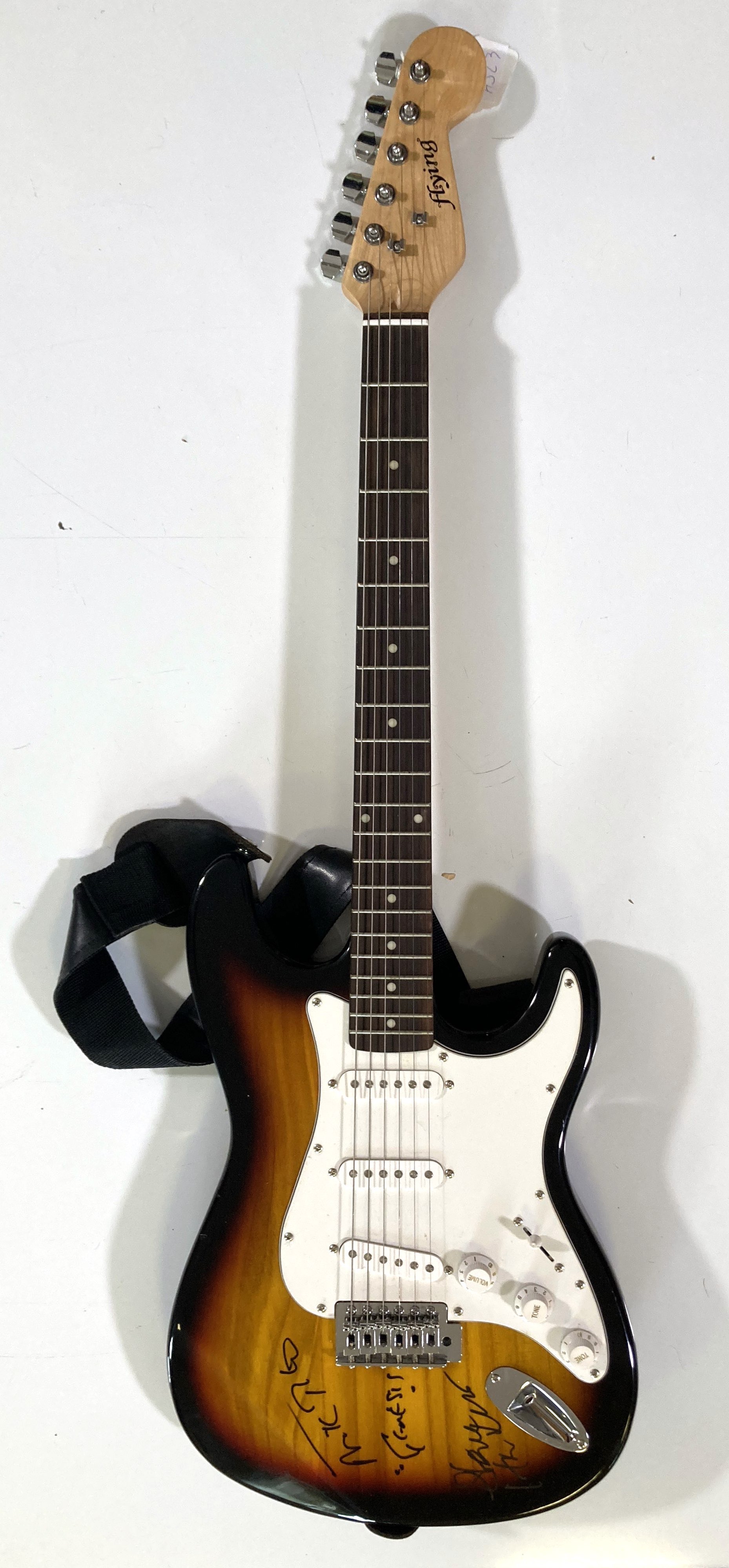 Lot 280 - GENESIS - GUITAR SIGNED BY MIKE RUTHERFORD