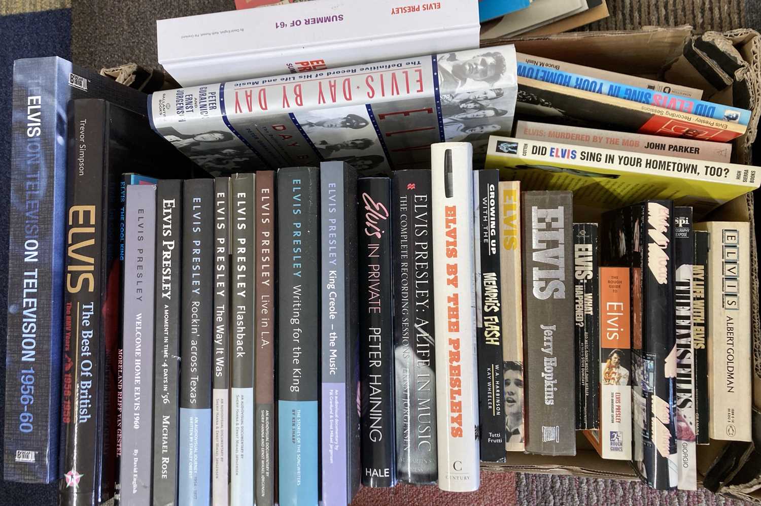 Lot 357 - ELVIS BOOKS INC SOME BY JOSEPH TUNZI.