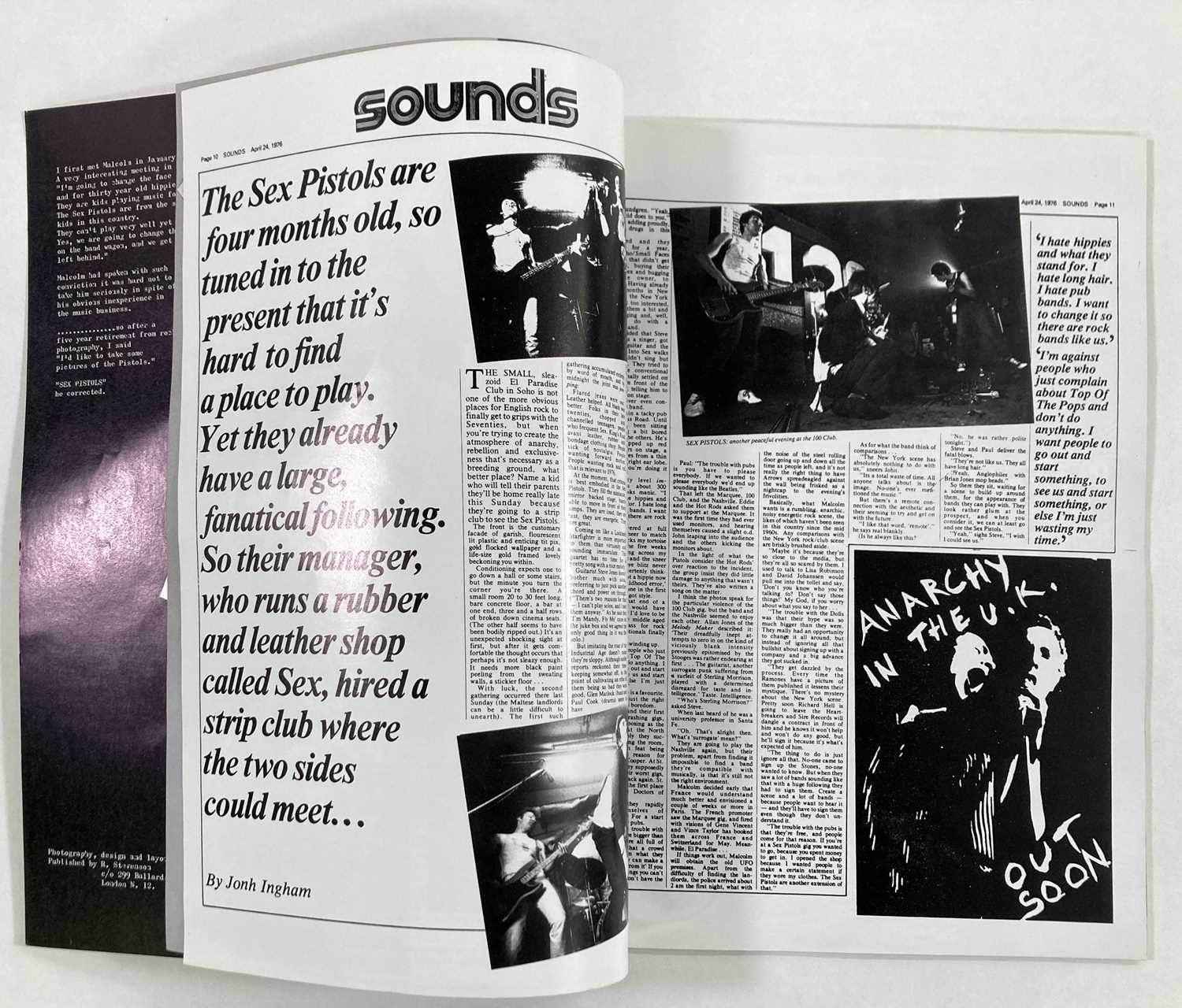 Lot 423 Sex Pistols Scrapbook