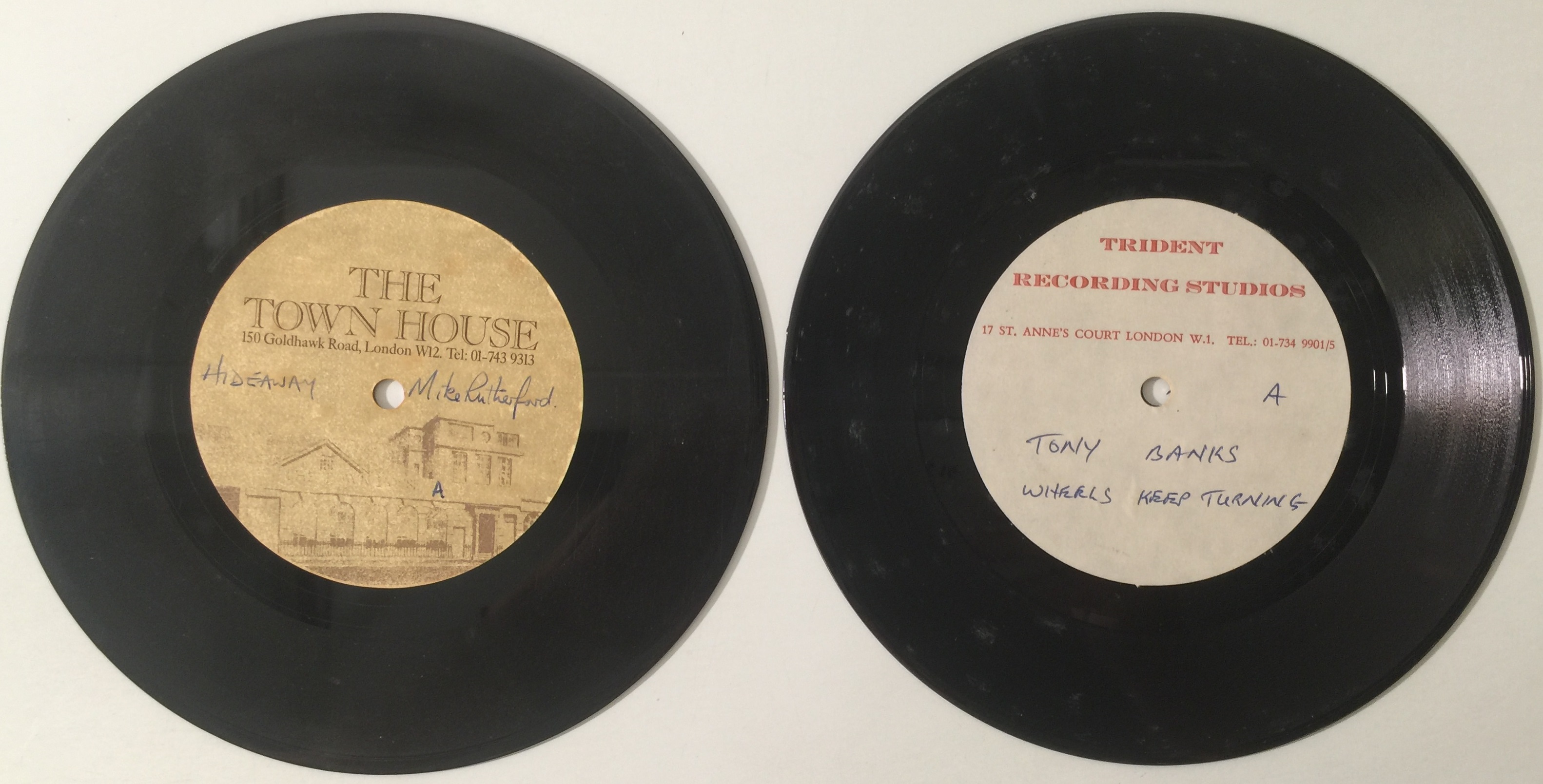 Lot 607 - MIKE RUTHERFORD/TONY BANKS - TRIDENT/TOWN