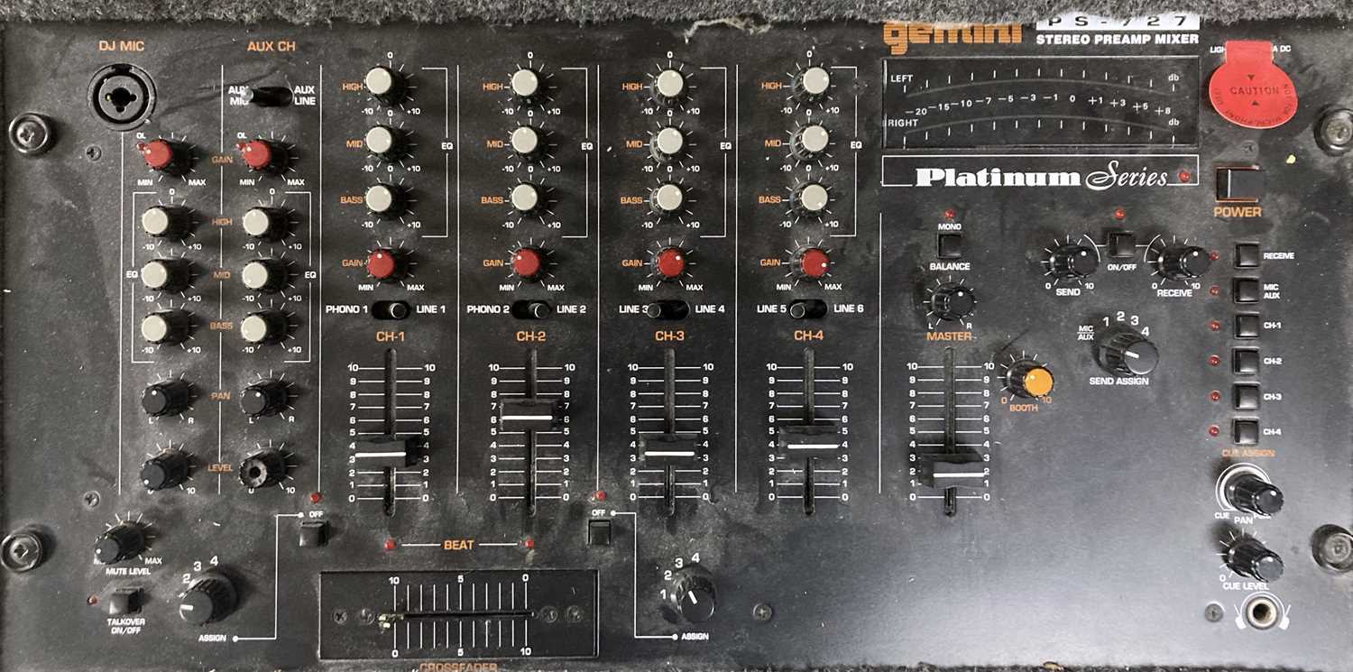 Lot 5 - PA SYSTEM EQUIPMENT (GEMINI, MATRIX, FREESTYLE