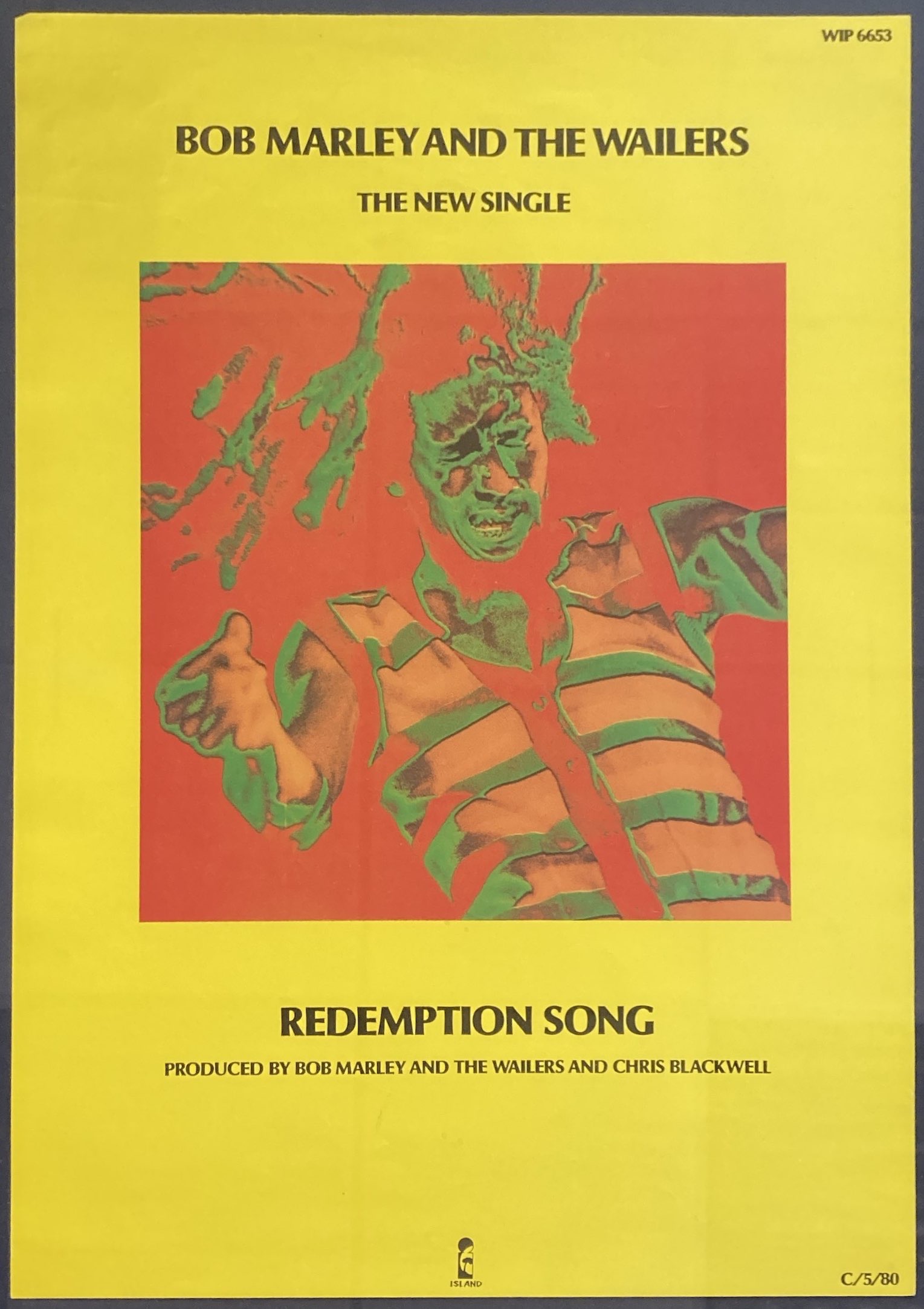 Lot 507 - BOB MARLEY AND THE WAILERS - REDEMPTION SONG