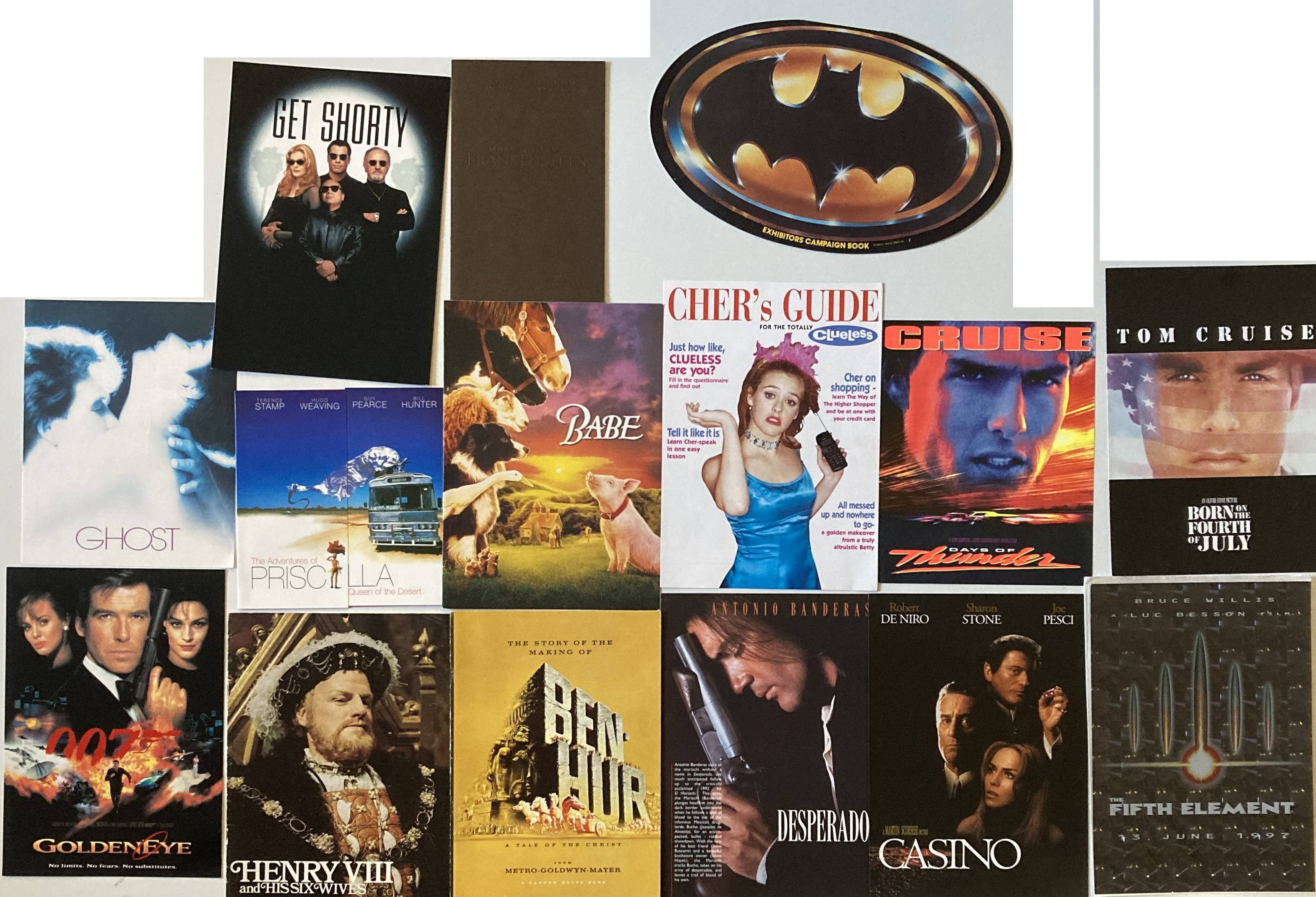 Lot 67 - FILM PROMOTIONAL MATERIALS AND JOHNNY DEPP