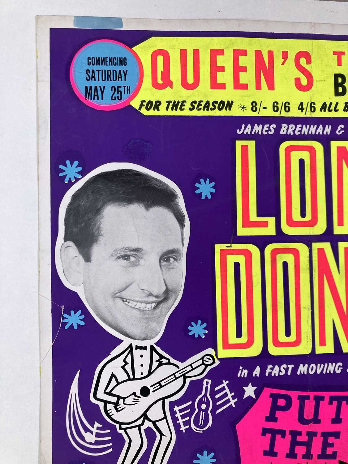 Lot 210 - LONNIE DONEGAN / DES O'CONNOR - AN ORIGINAL