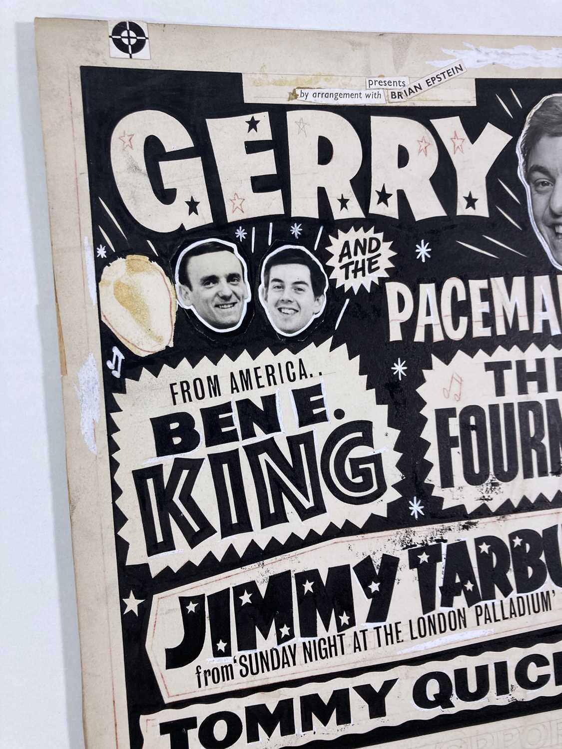 Lot 213 - ORIGINAL 1960S CONCERT POSTER PROOF DESIGN
