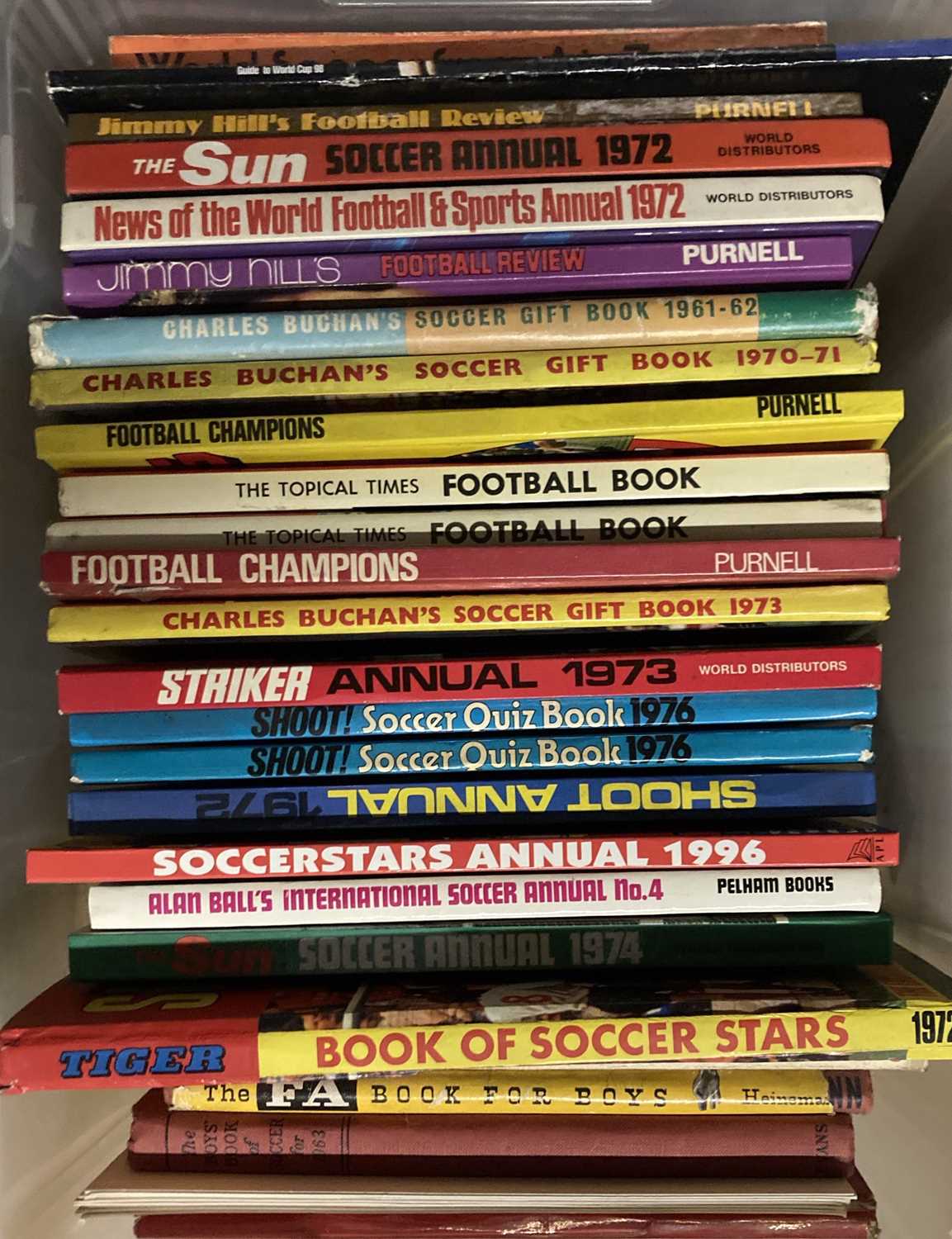 Lot 27 - FOOTBALL MAGAZINES, ANNUALS, STICKER ALBUMS.