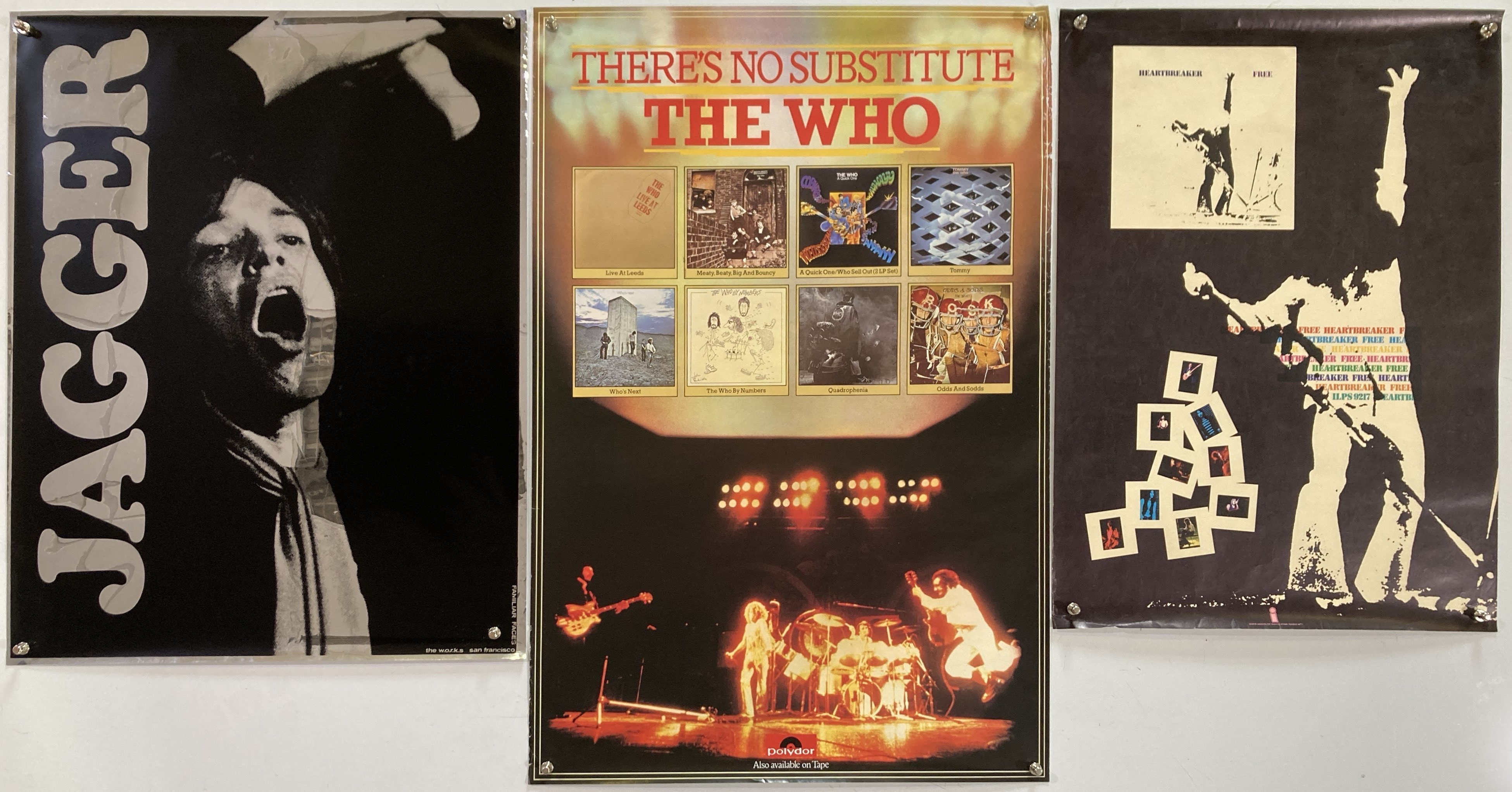 Lot 217 1970s Posters Inc Free Rolling Stones