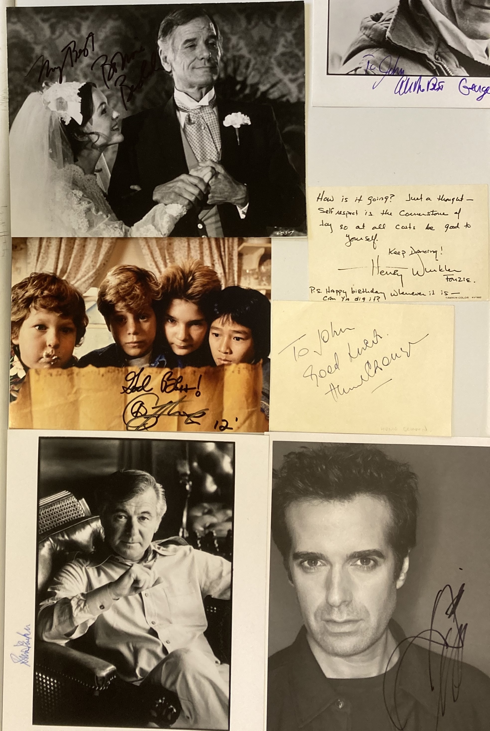 Lot 102 - AUTOGRAPH COLLECTION - TONY CURTIS AND MORE