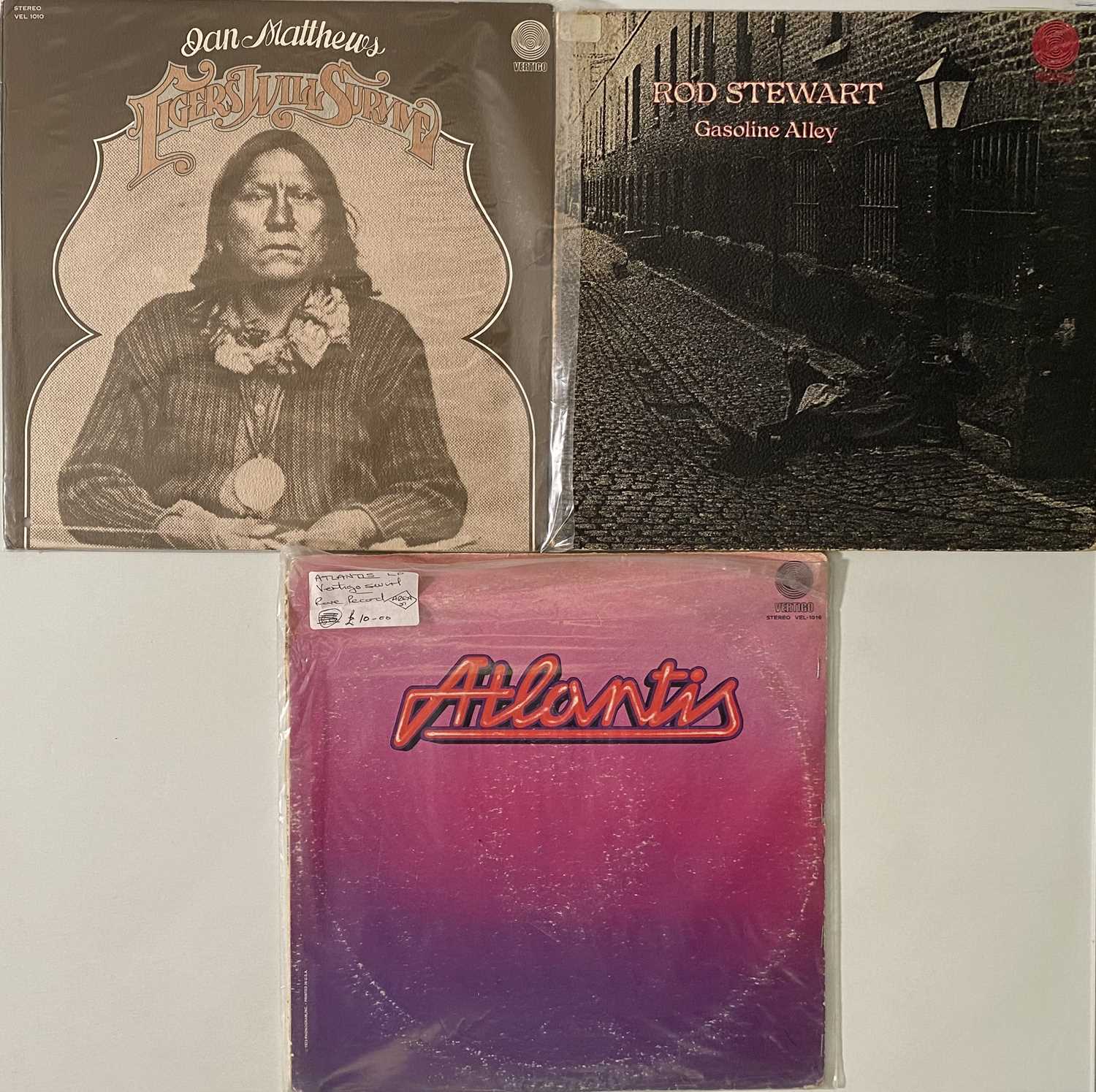 Lot 1007 - HEAVY/ PROG ROCK/ METAL - VERTIGO LPs