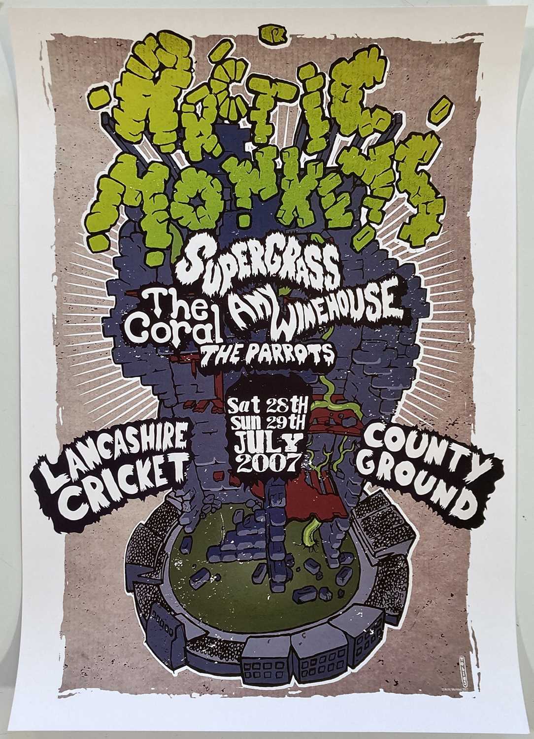 Lot 175 - 00S POSTERS INC ARCTIC MONKEYS / EAGLES OF