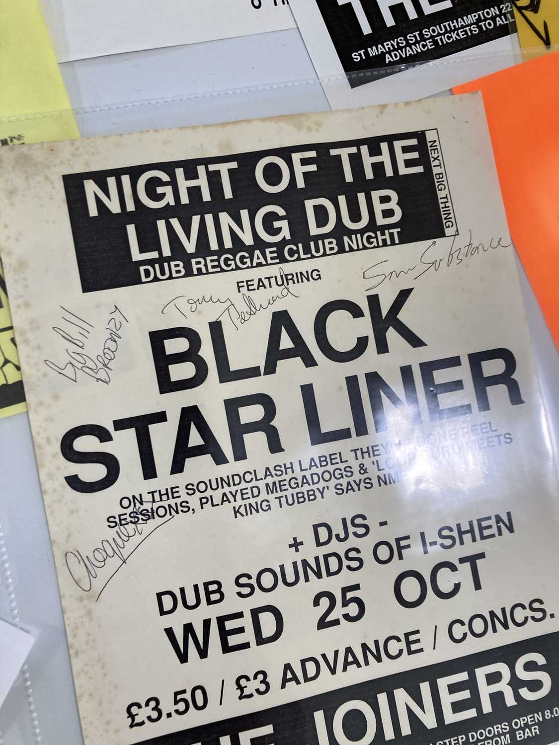 Lot 248 - 1990S CONCERT POSTERS AND PROMO SHEETS - THE