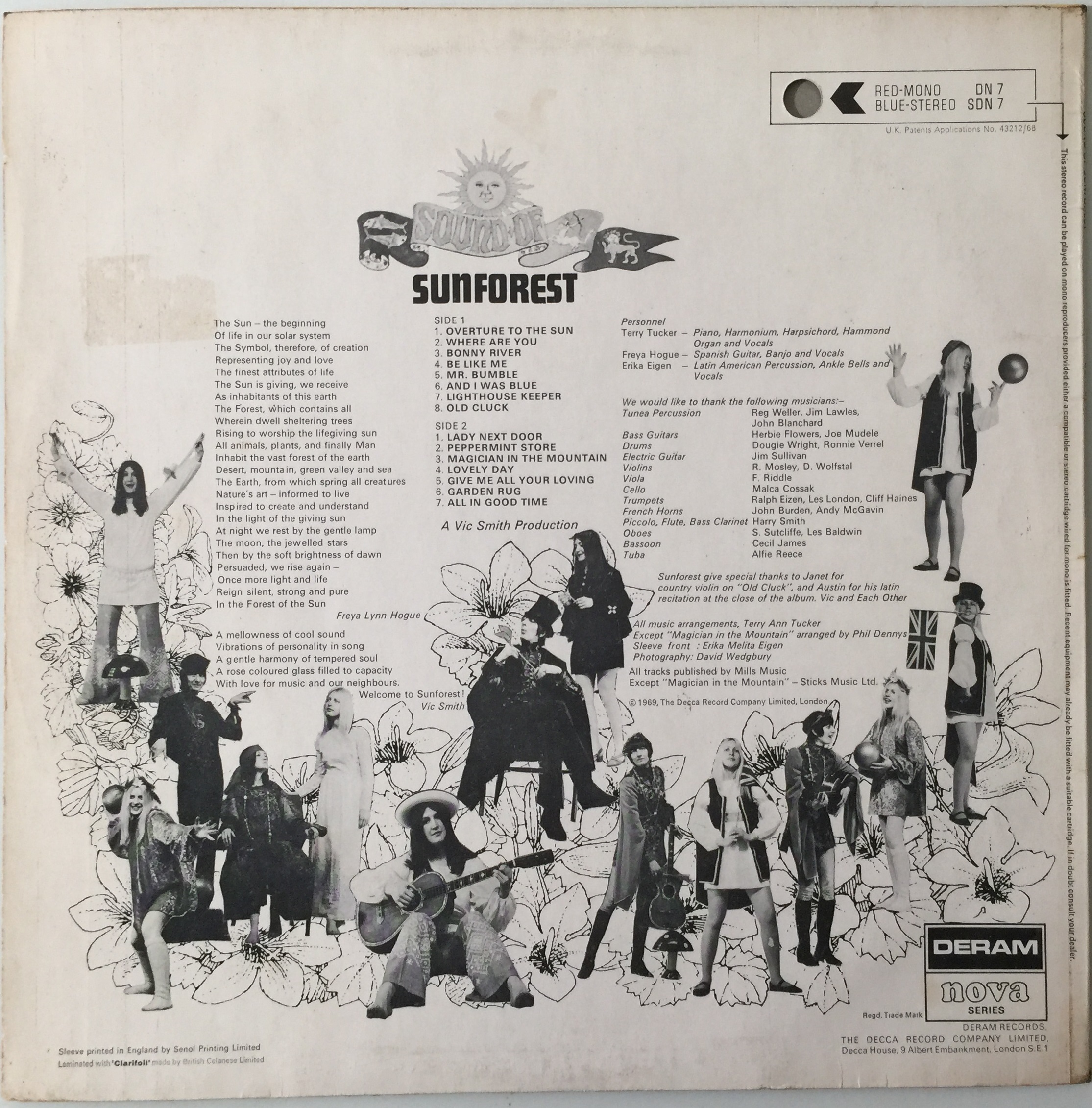 Lot 634 - SUNFOREST - SOUND OF SUNFOREST LP (ORIGINAL