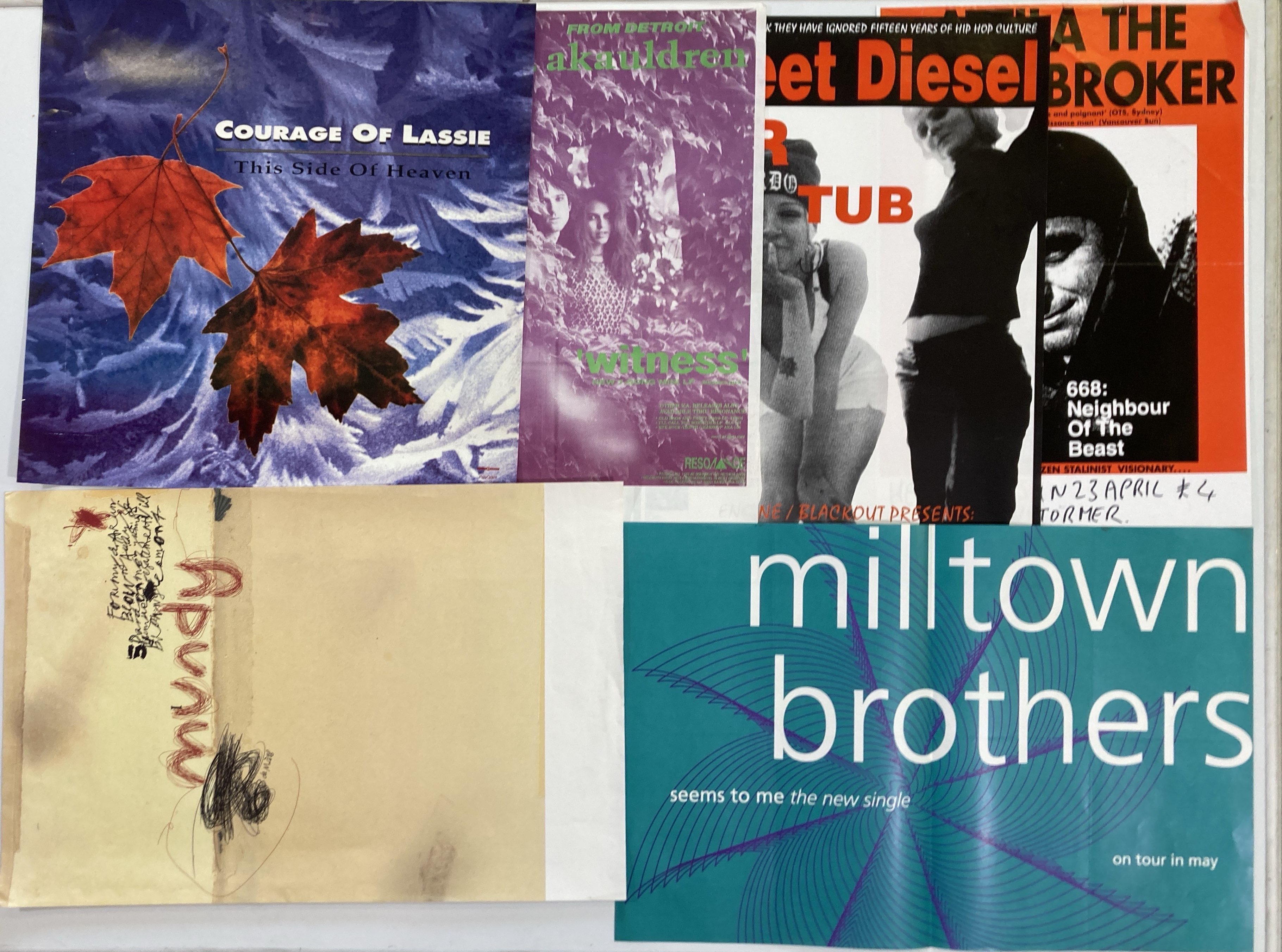 Lot 251 - 1980S/1990S POSTER ARCHIVE - 50+ POSTERS.