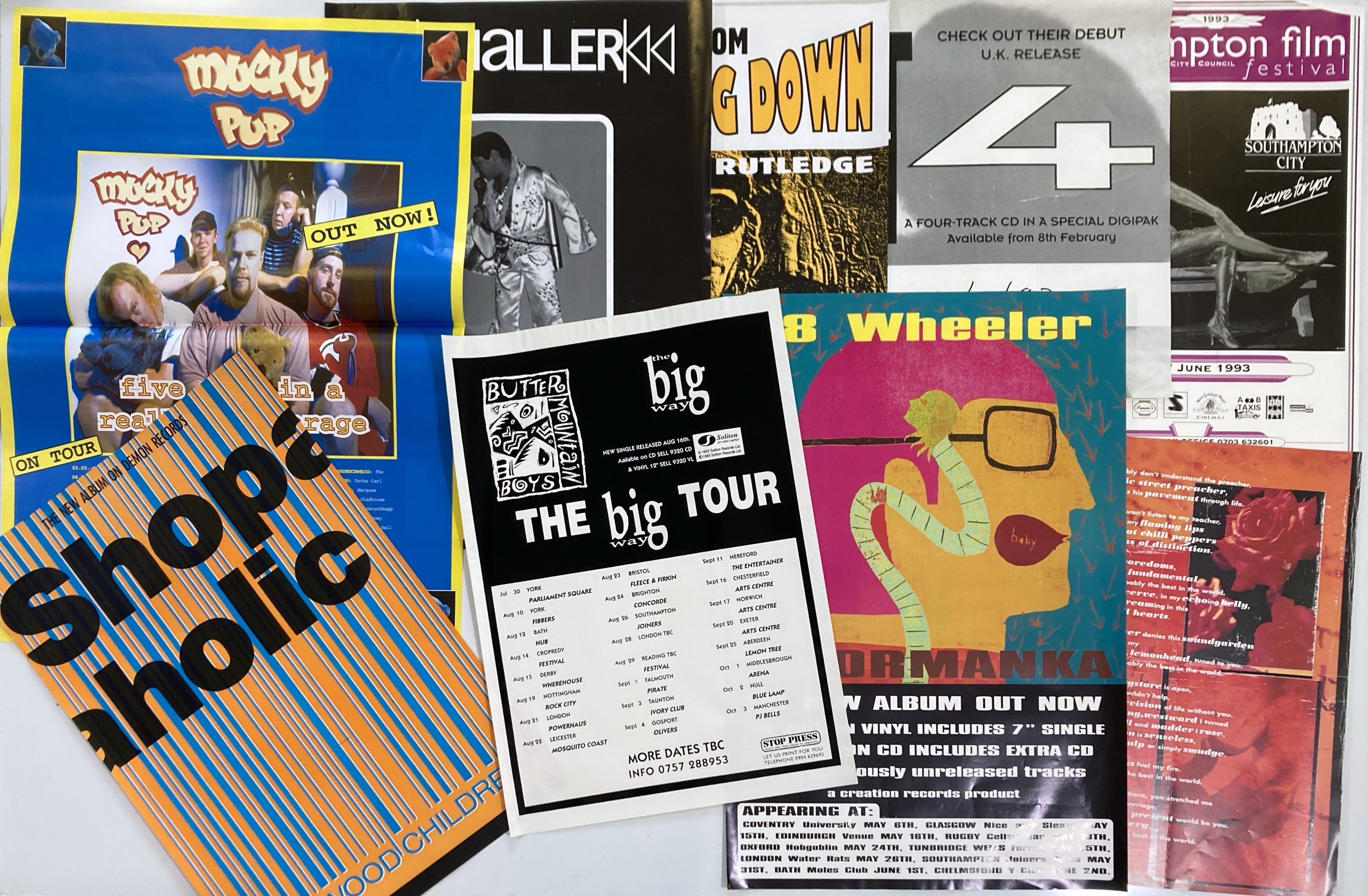 Lot 253 - 1980S/1990S POSTER ARCHIVE - 50+ POSTERS.