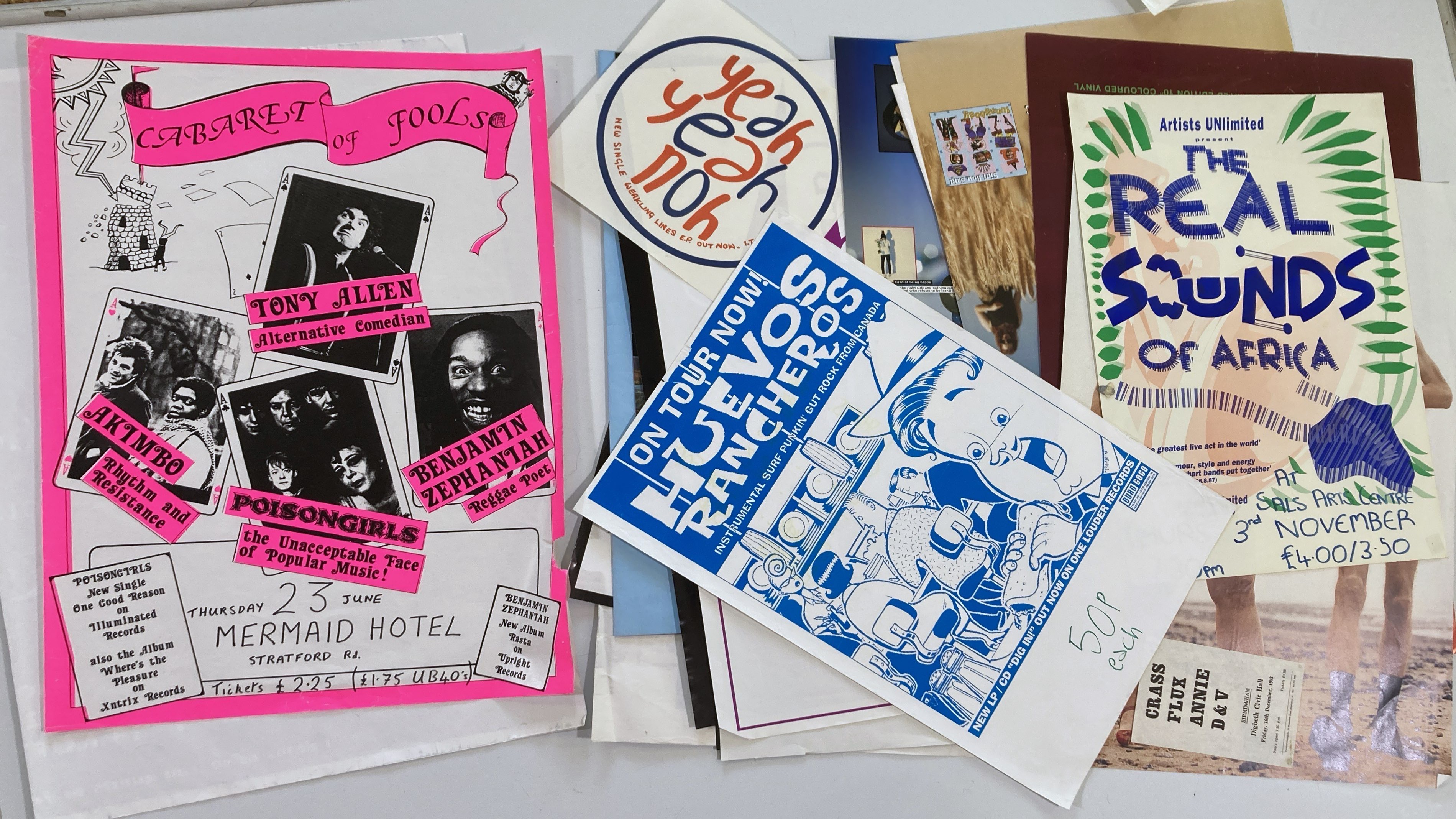 Lot 254 - 1980S/1990S POSTER ARCHIVE - 50+ POSTERS.