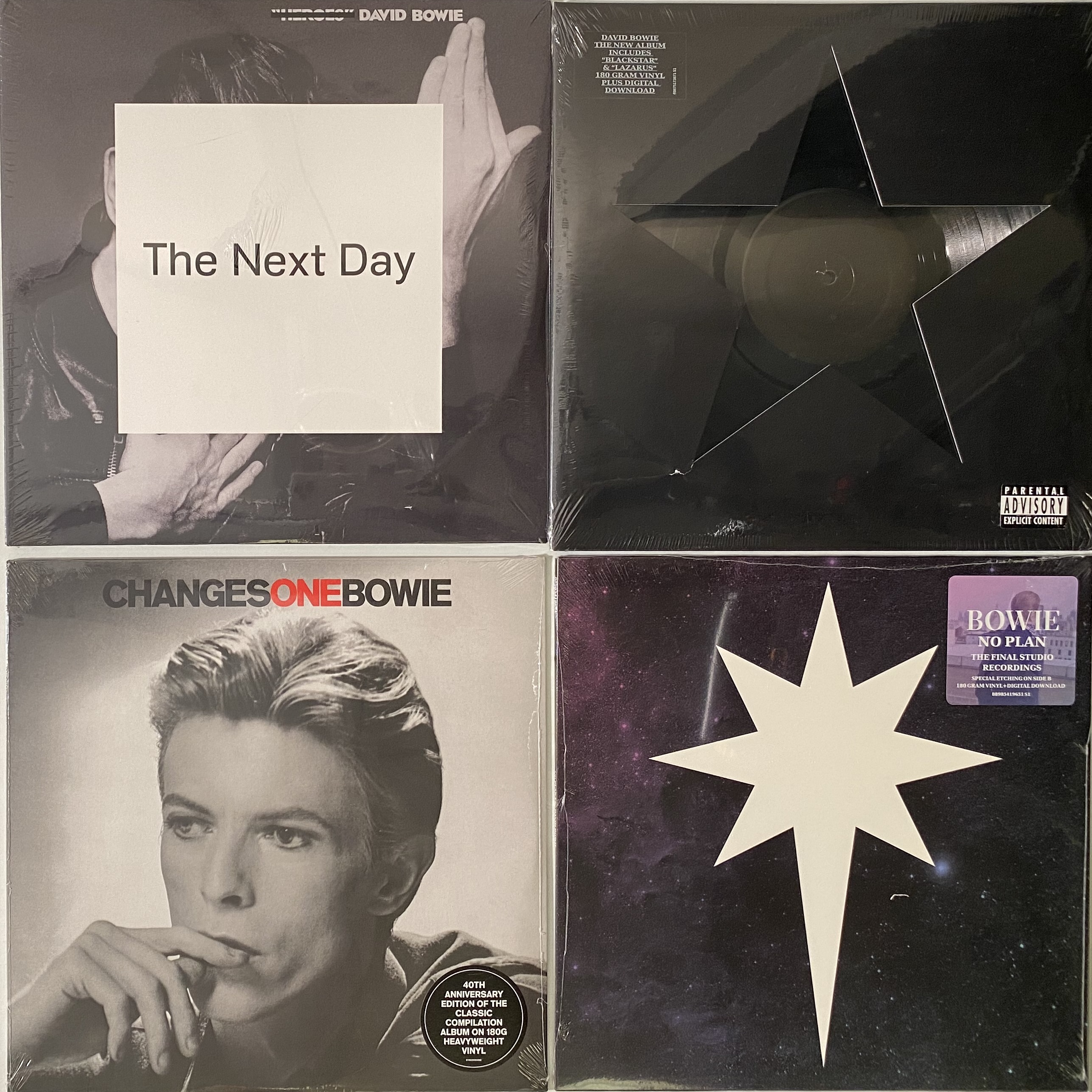 Lot 644 - DAVID BOWIE - MINT/SEALED MODERN RELEASE LPs