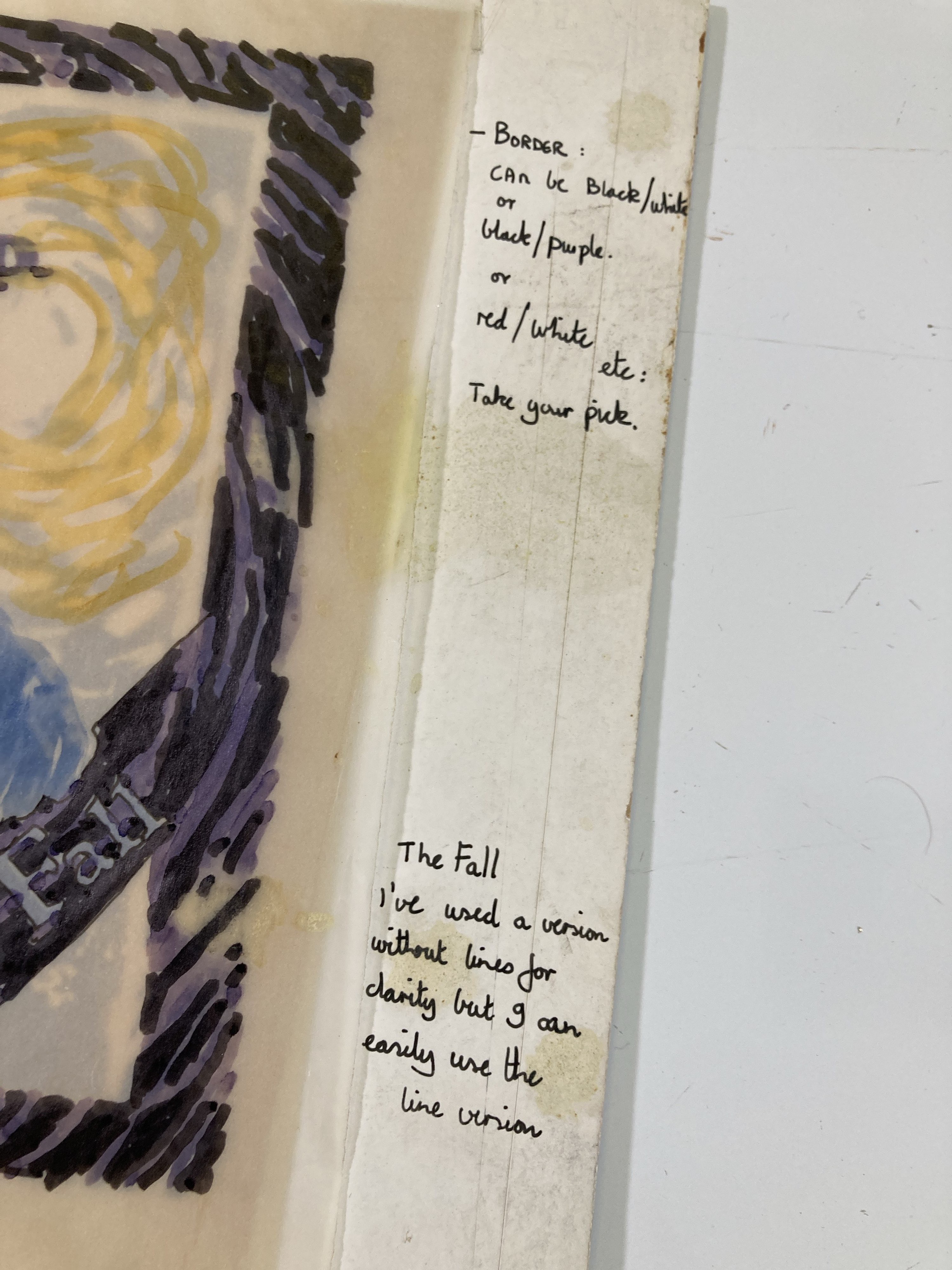 Lot 377 - THE FALL - HANDMADE ARTWORK PROOFS FOR C.R.E.