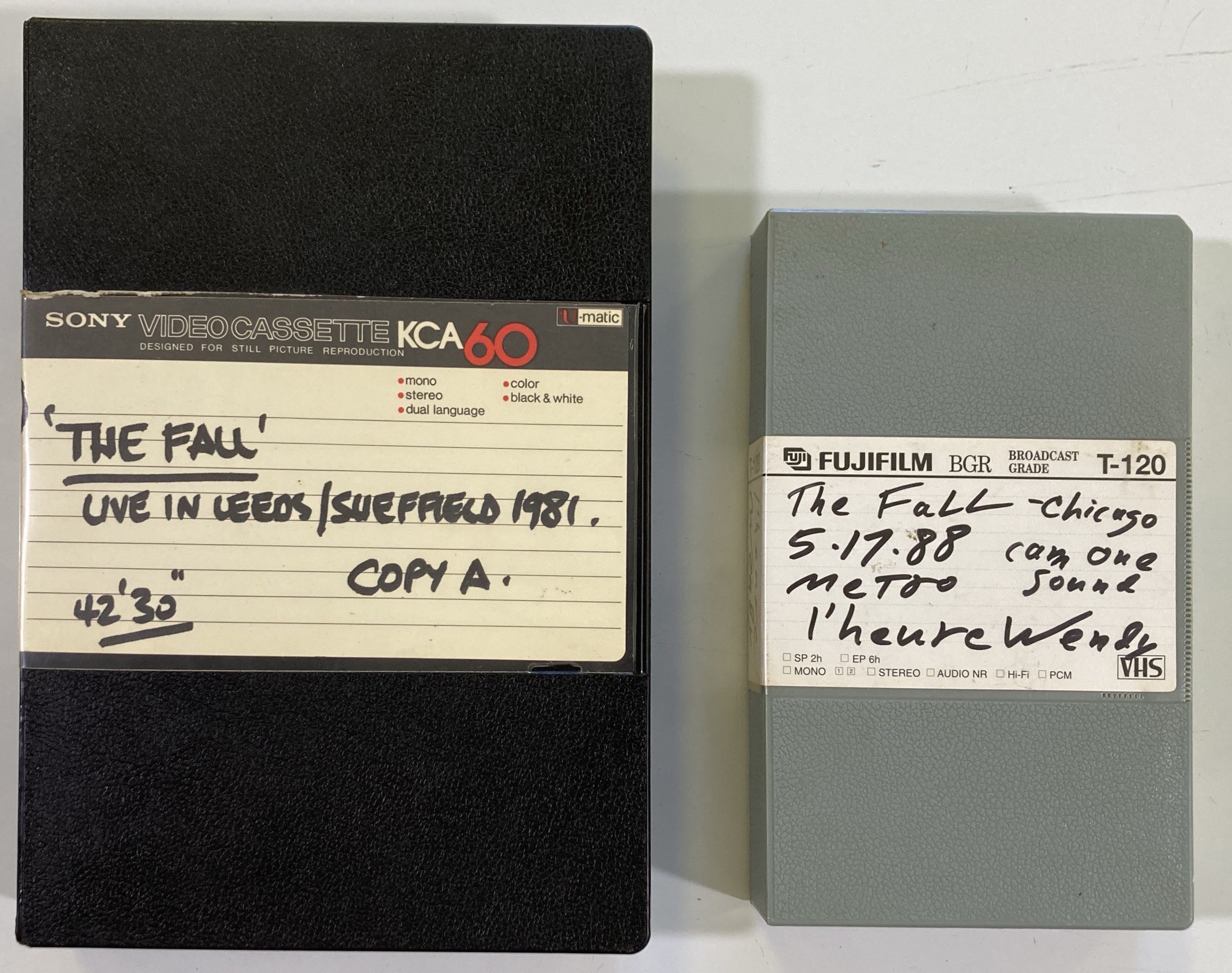 Lot 382 - THE FALL - RARE LIVE RECORDINGS.