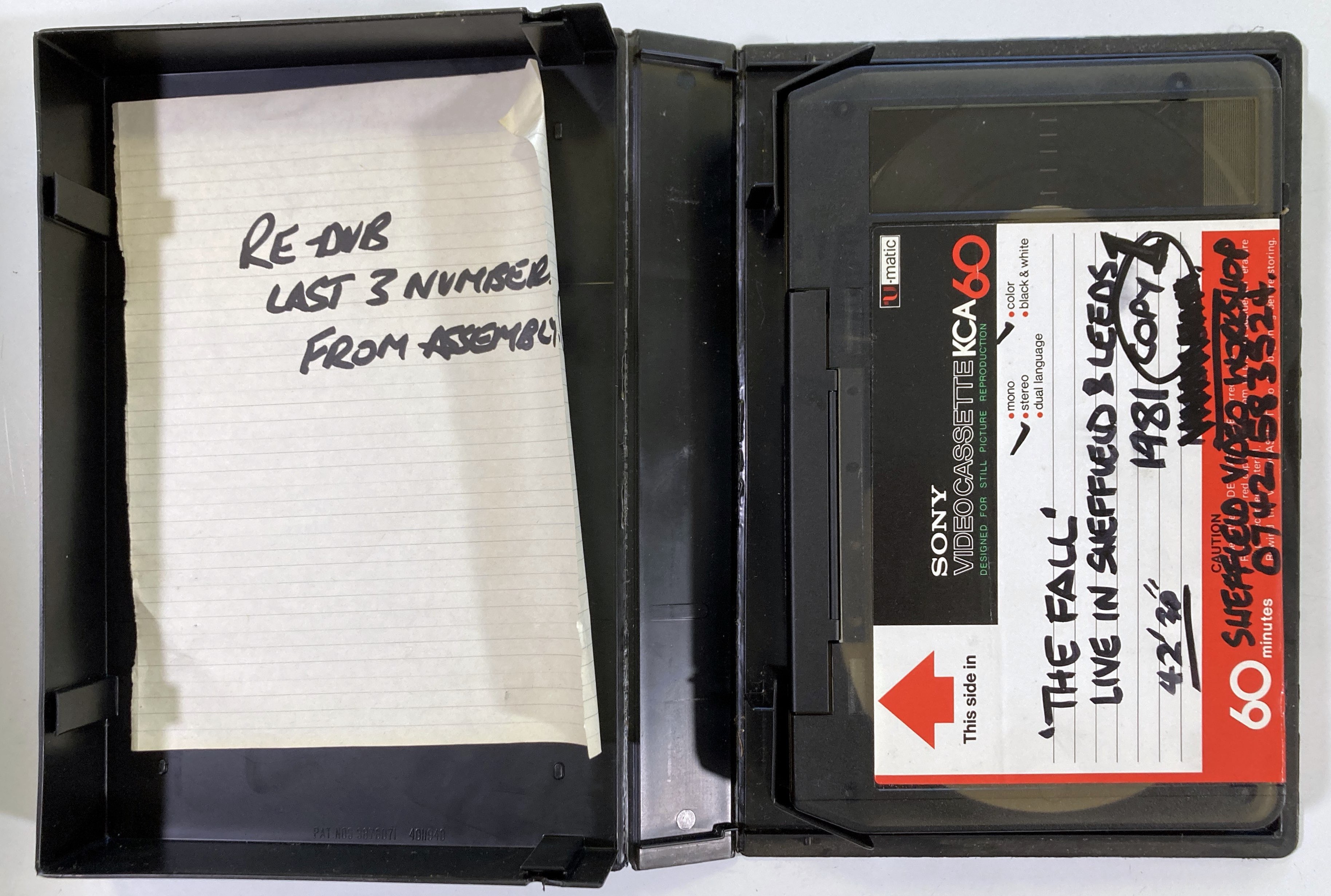 Lot 382 - THE FALL - RARE LIVE RECORDINGS.