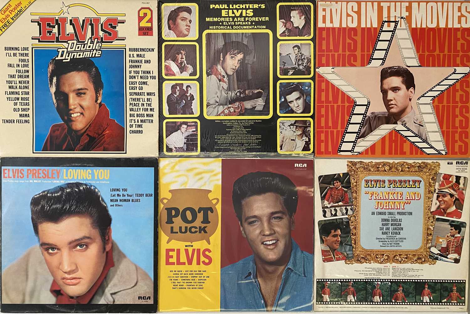 Lot 1156 Elvis Lp Collection