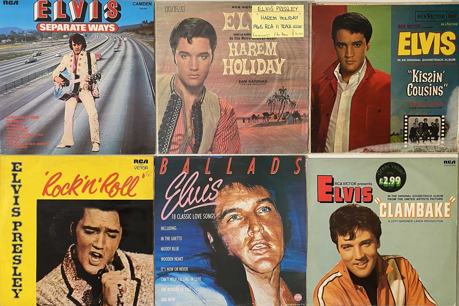 Lot 1156 Elvis Lp Collection