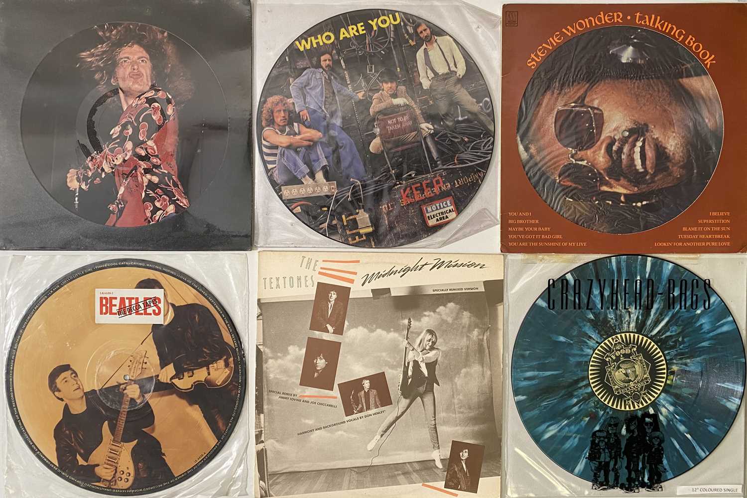 Lot 1168 - ROCK & POP - PICTURE DISCS / COLOURED VINYL