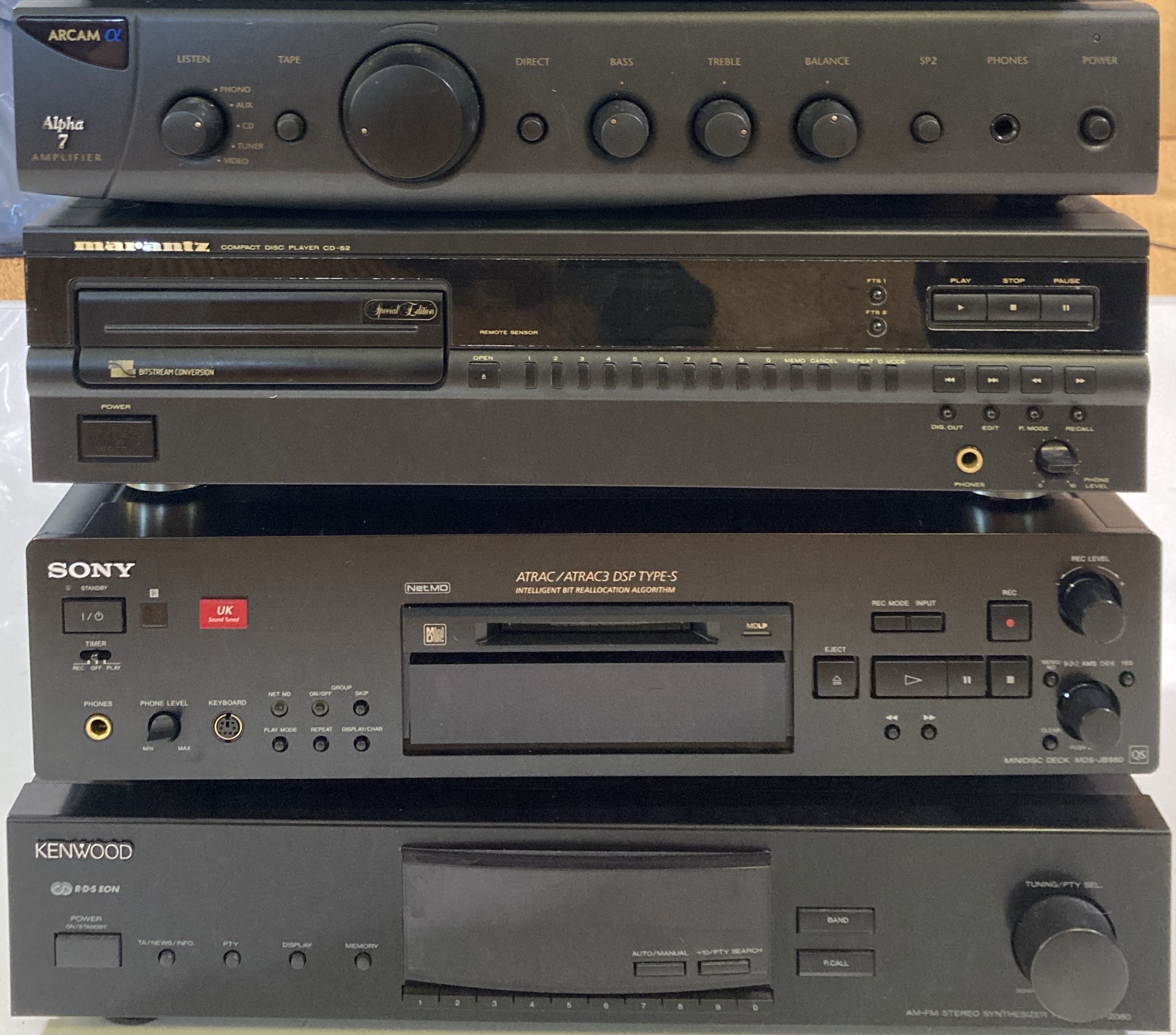 Lot 21 - HIFI EQUIPMENT AND TURNTABLE (AKAI, MARANTZ,