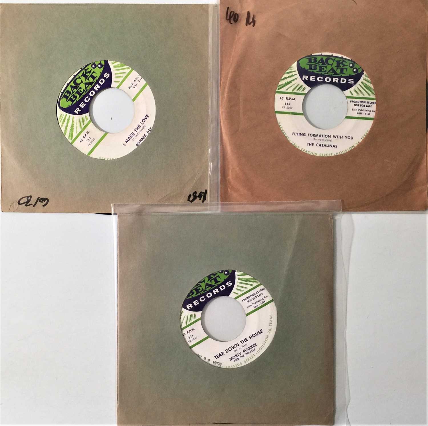 Lot 10 - BACK BEAT RECORDS - ORIGINAL US 7" COLLECTION
