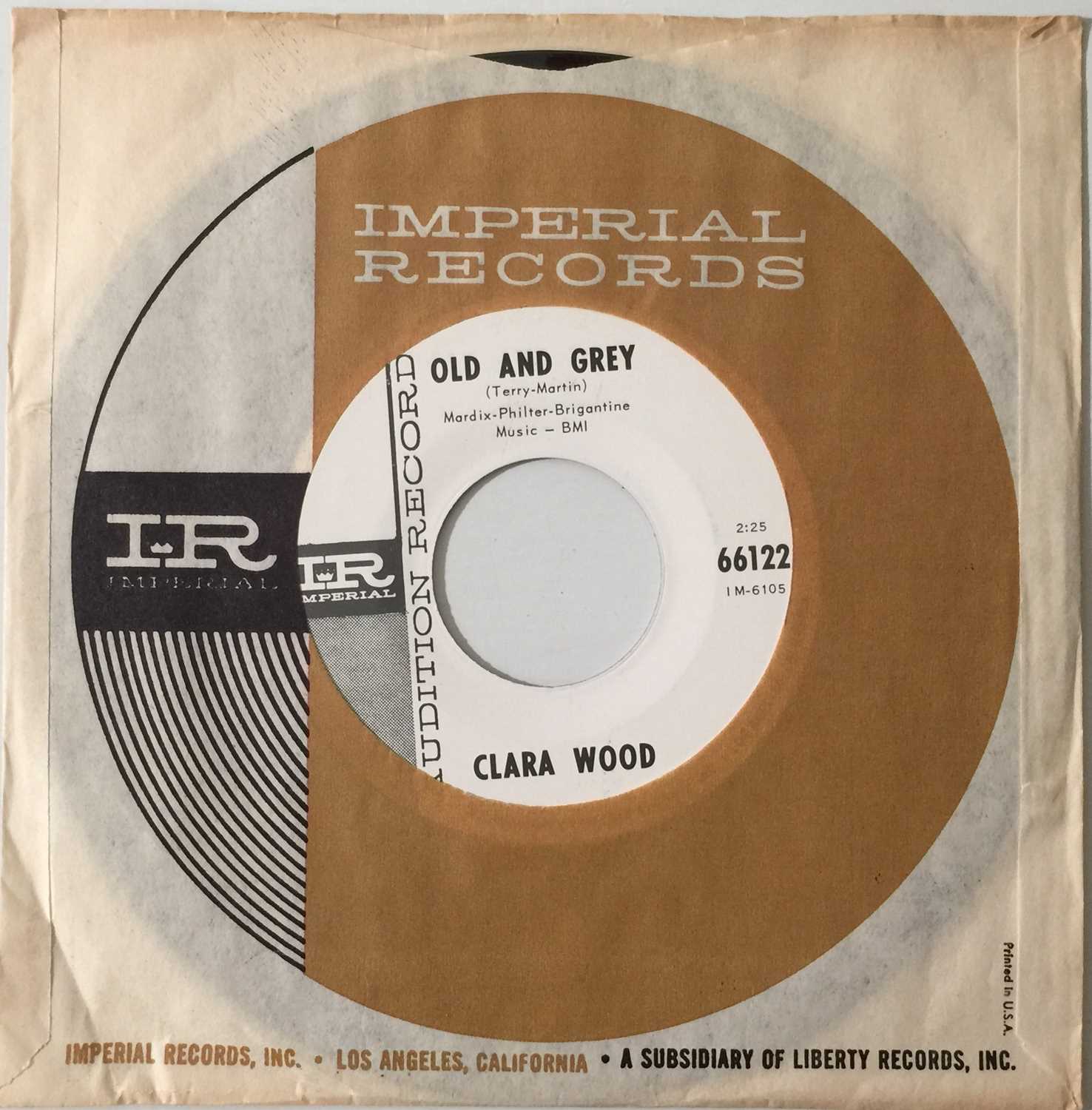 Lot 92 - CLARA WOOD - YOU'RE AFTER MY GUY 7" PROMO