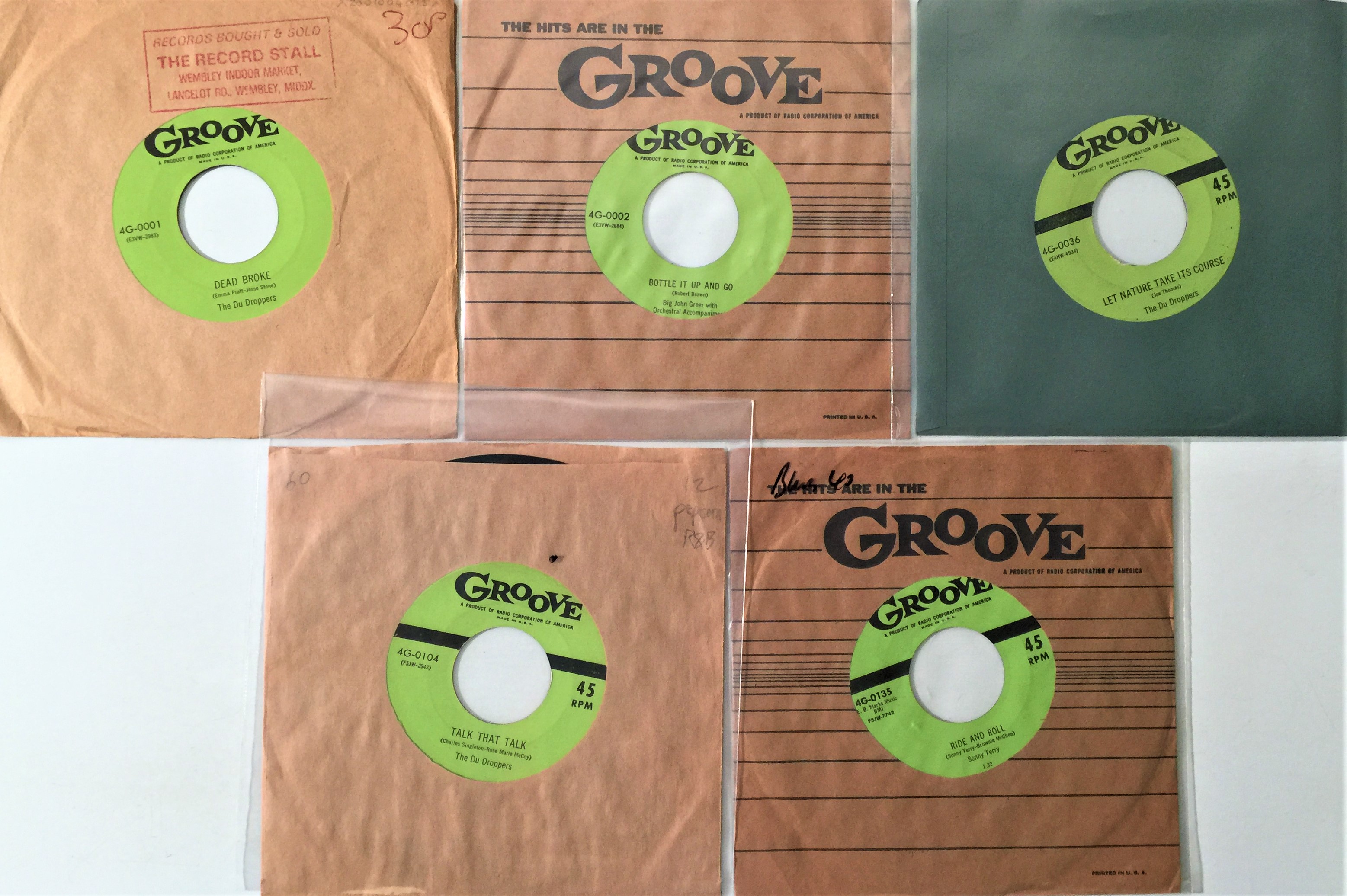 Lot 123 - GROOVE RECORDS - 7" RARITIES (BLUES)