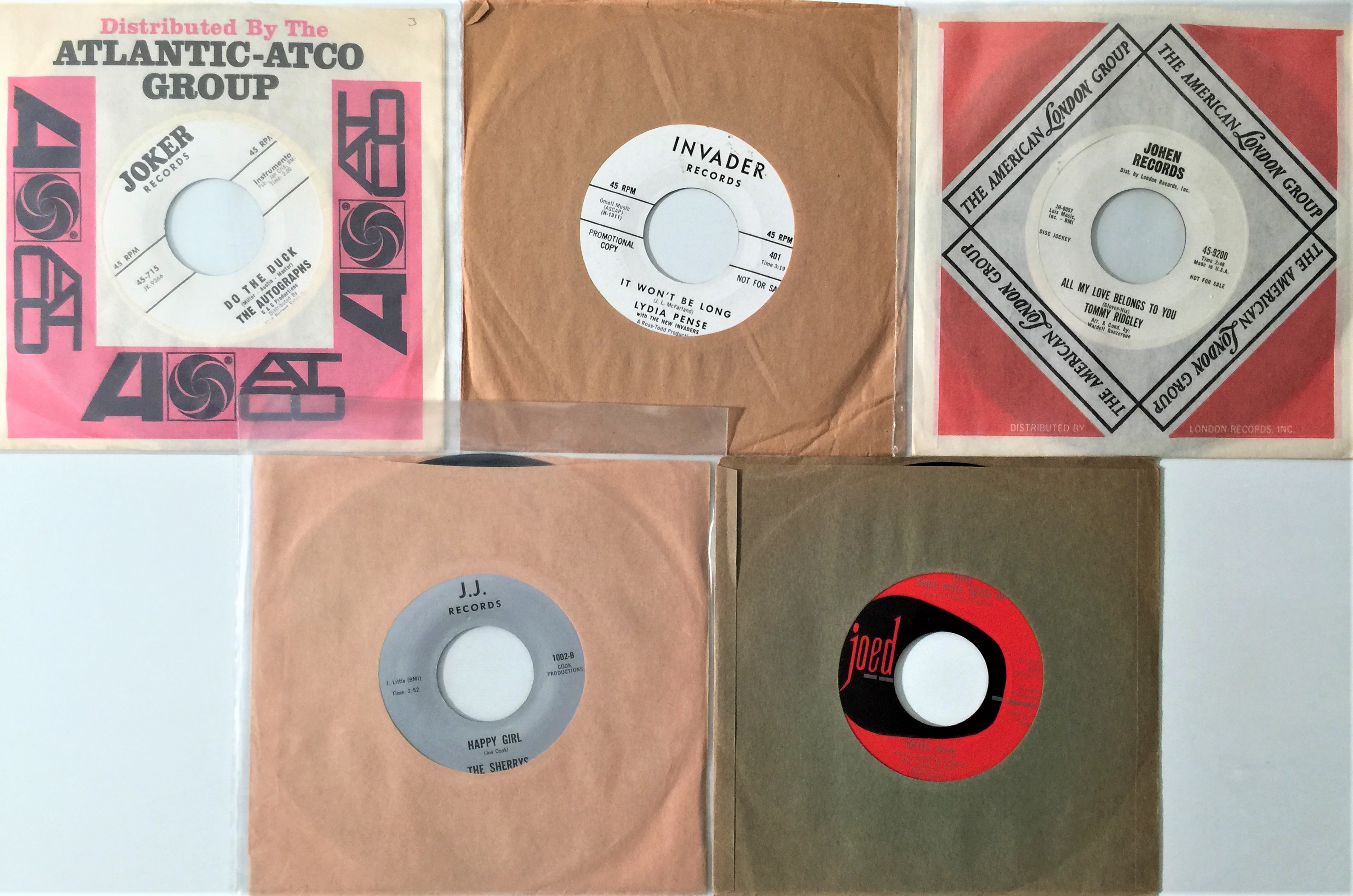 Lot 133 - SOUL/ R&B - 7" RARITIES (LABELS I-J)