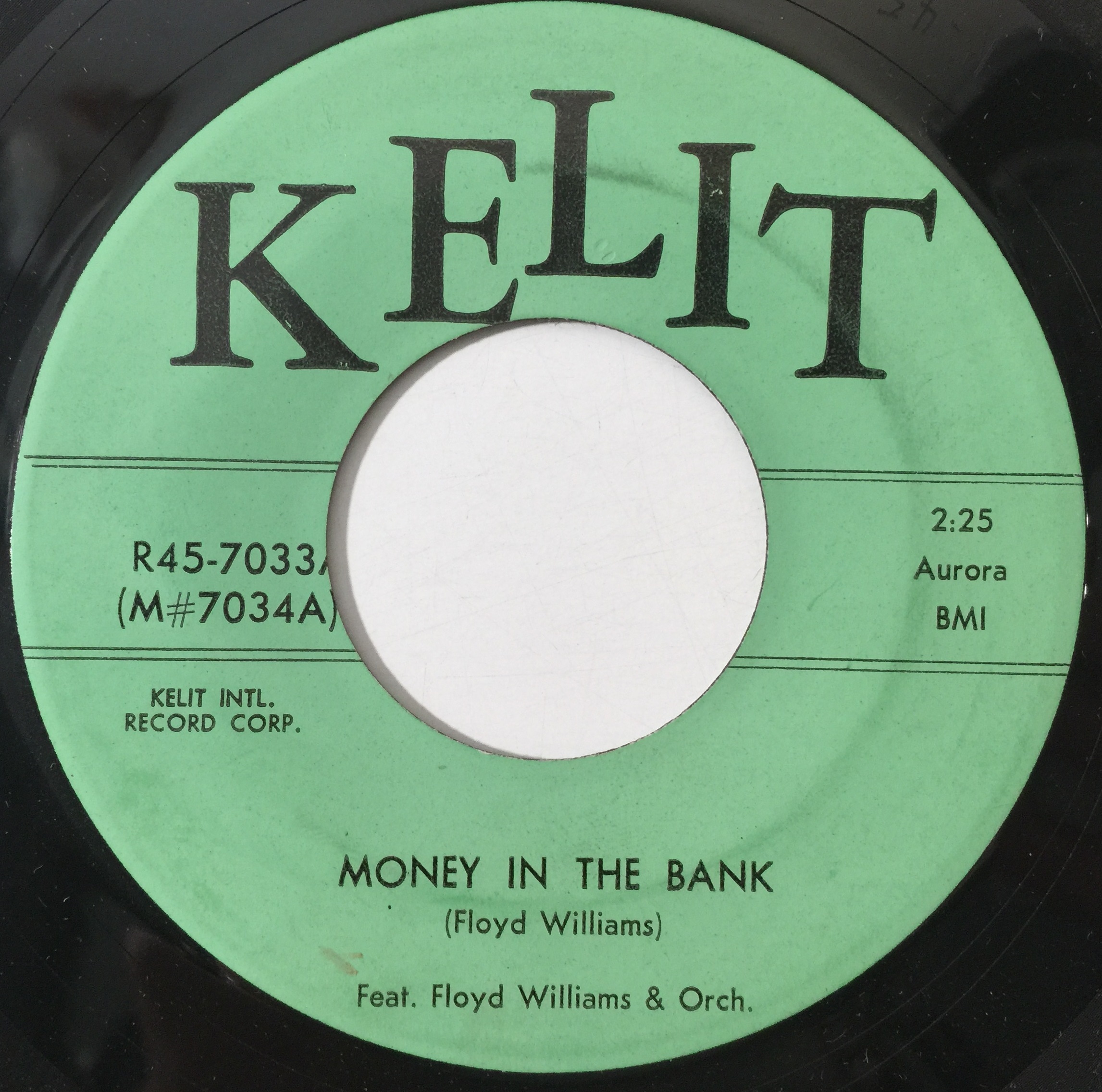 Lot 164 - FLOYD WILLIAMS/ PHIL JOHNSON - MONEY IN THE
