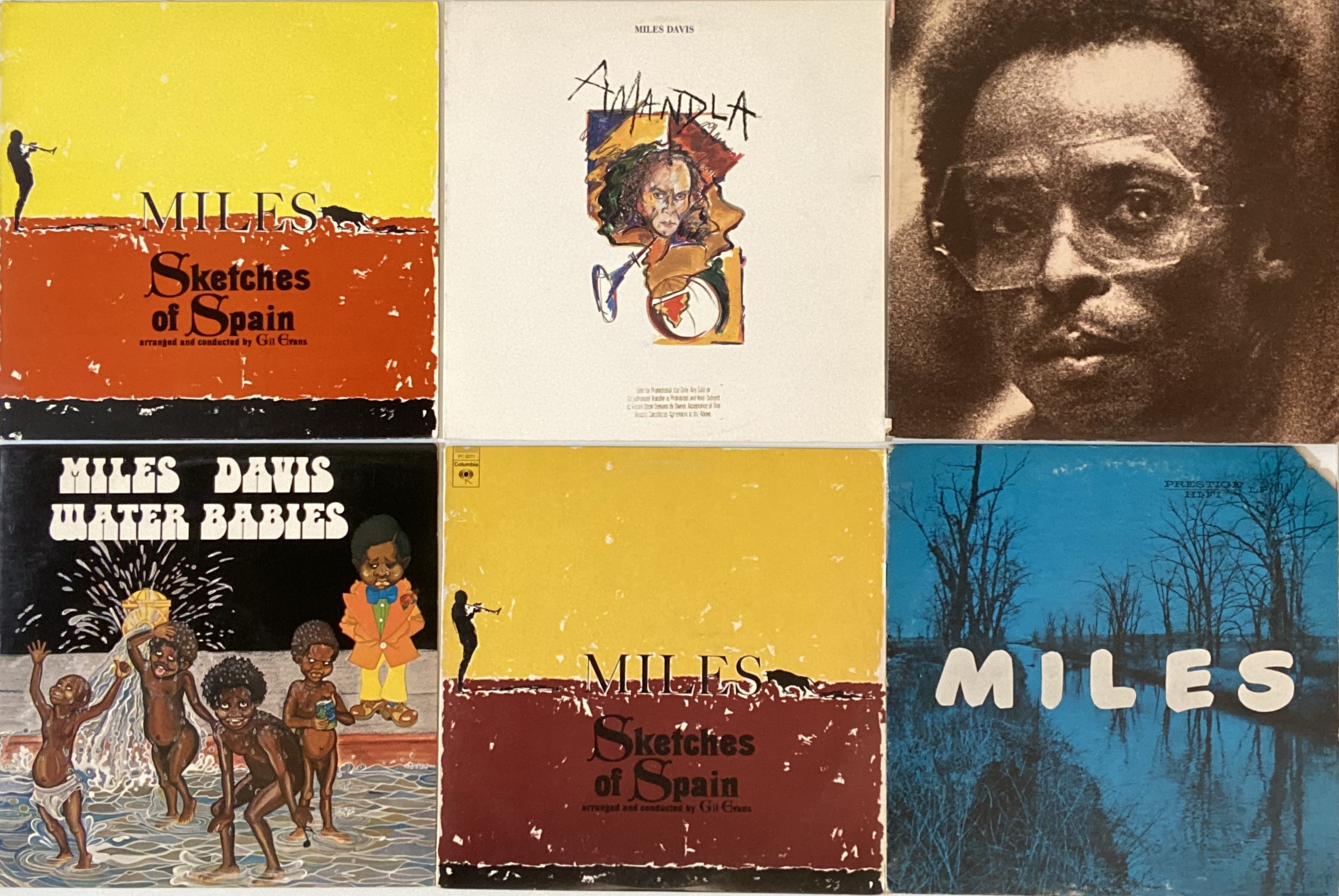 Lot 108 - MILES DAVIS - LPs. Mega back-catalogue of 23