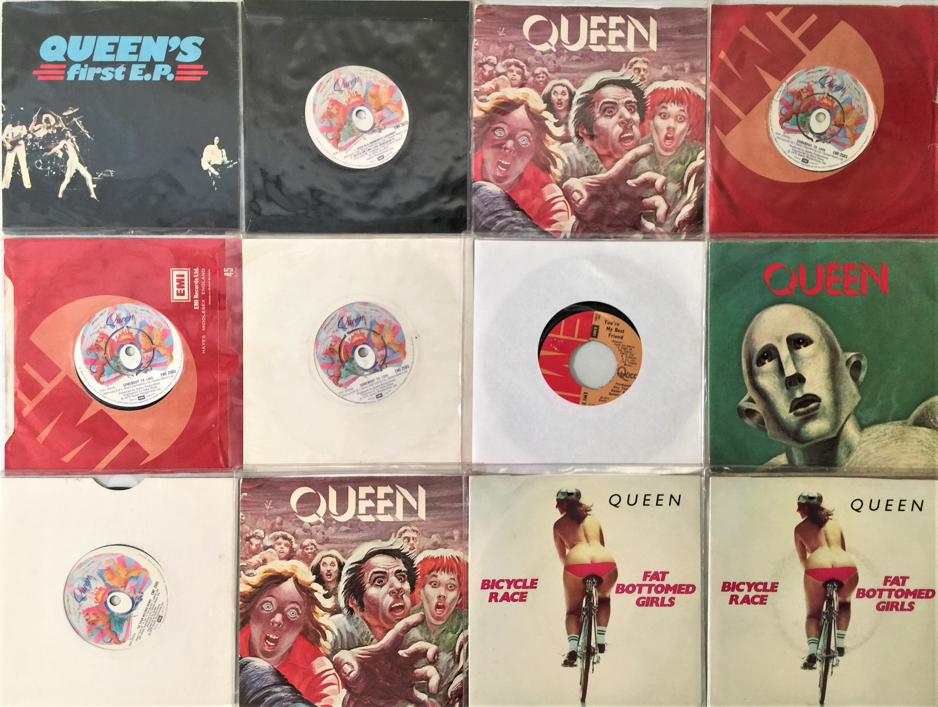 Lot 35 - QUEEN & RELATED - UK 7" COLLECTION