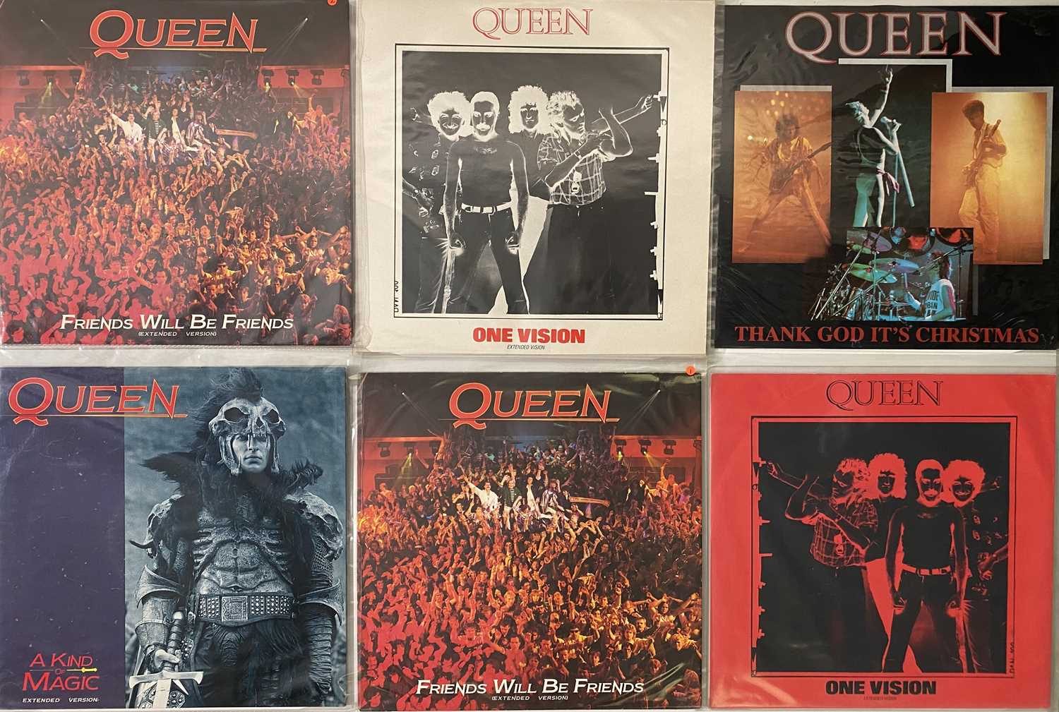 Lot 37 - QUEEN - UK 12"/LP COLLECTION (PLUS SHAPED 7")