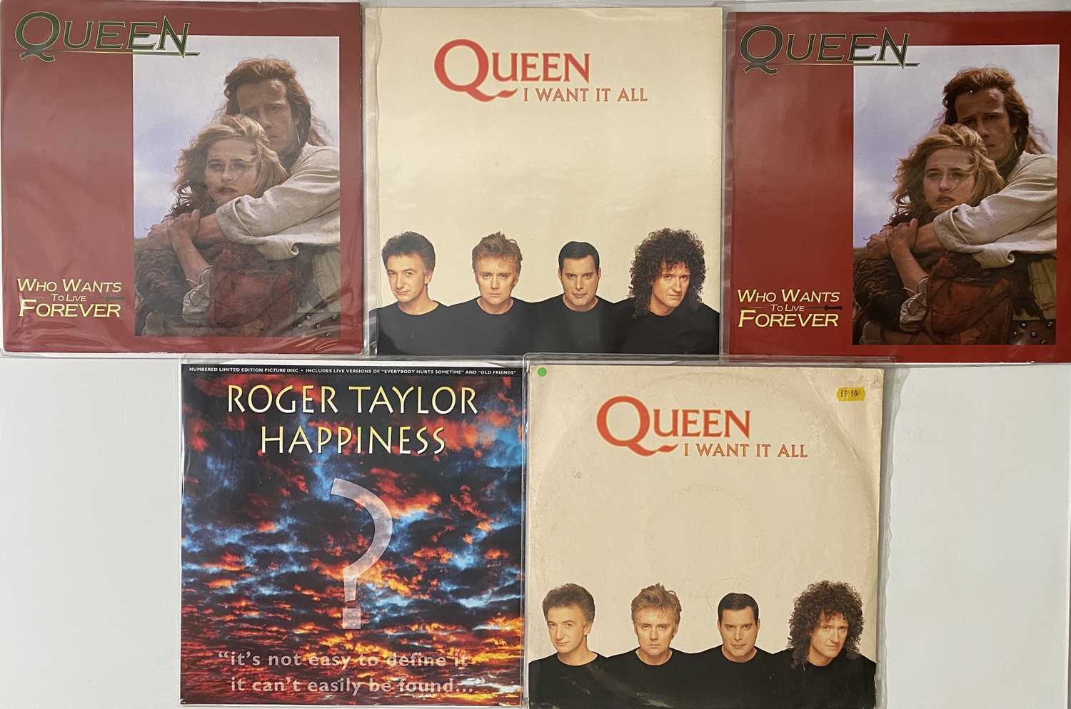 Lot 37 - QUEEN - UK 12"/LP COLLECTION (PLUS SHAPED 7")
