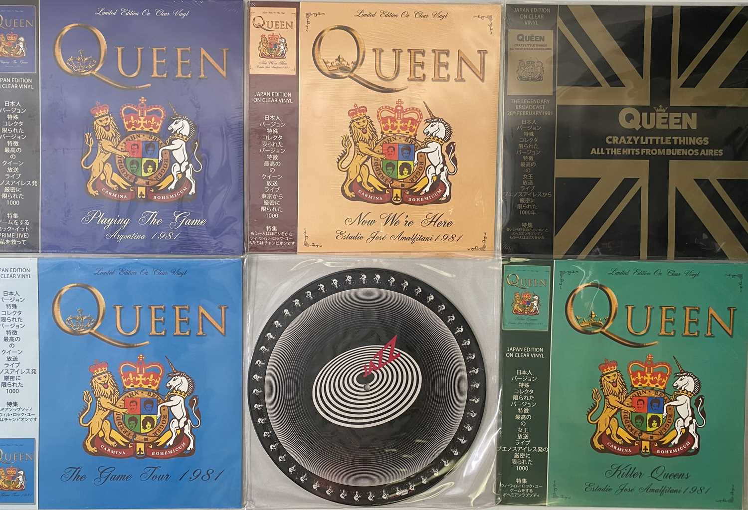 Lot 38 - QUEEN - LP/12" COLLECTION (OVERSEAS/PRIVATE