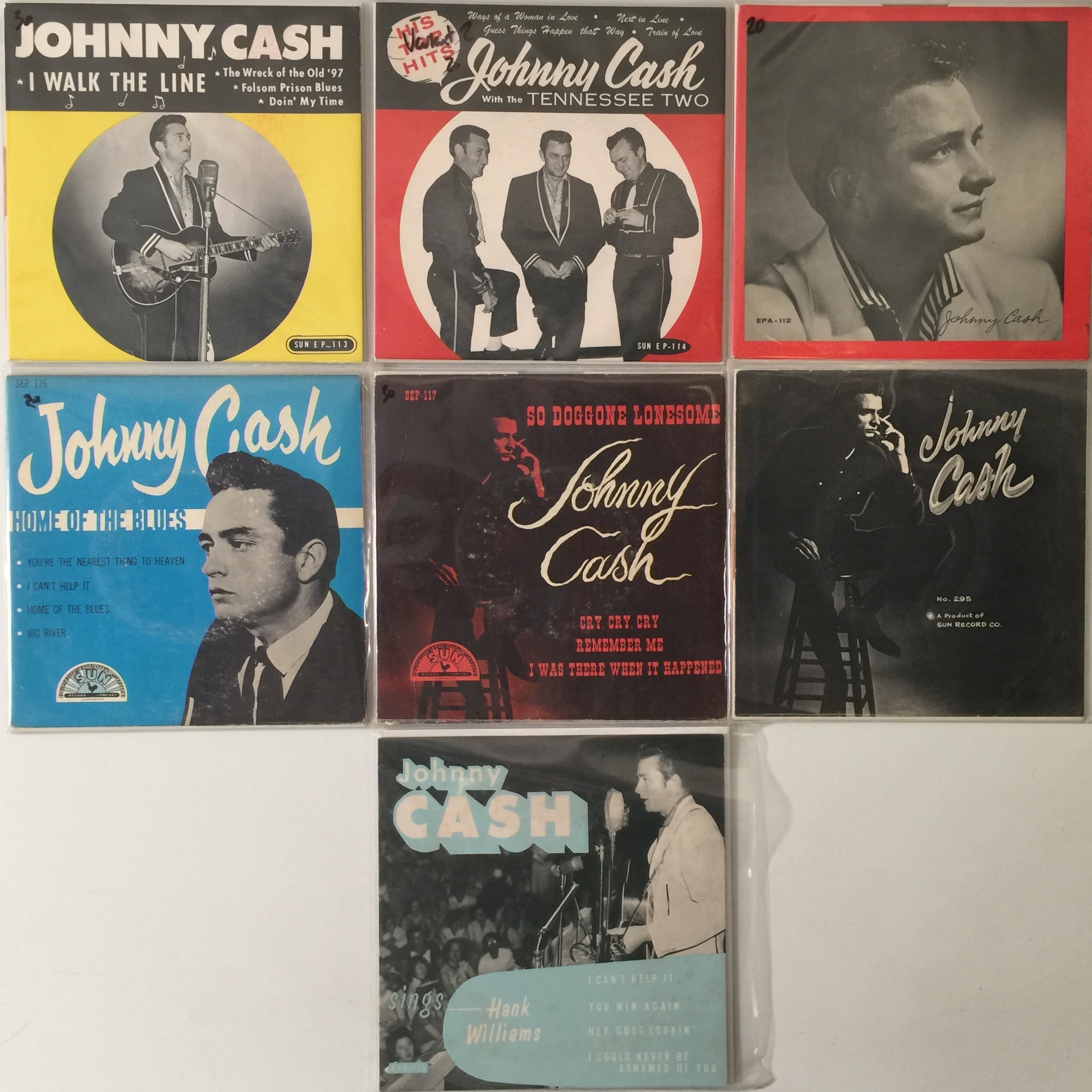 Lot 303 - JOHNNY CASH - SUN EP PACK