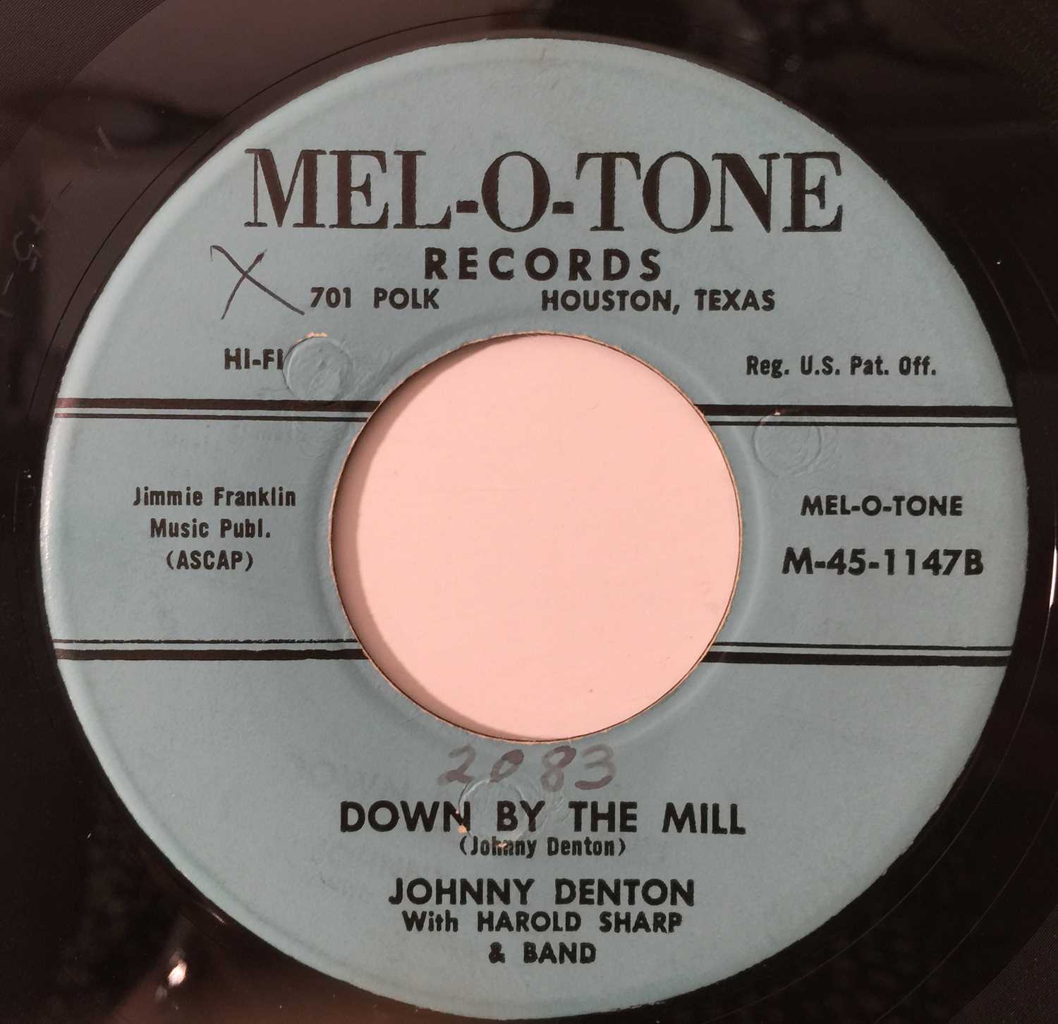 Lot 309 - JOHNNY DENTON - HEY BABE (MEL-O-TONE RECORDS