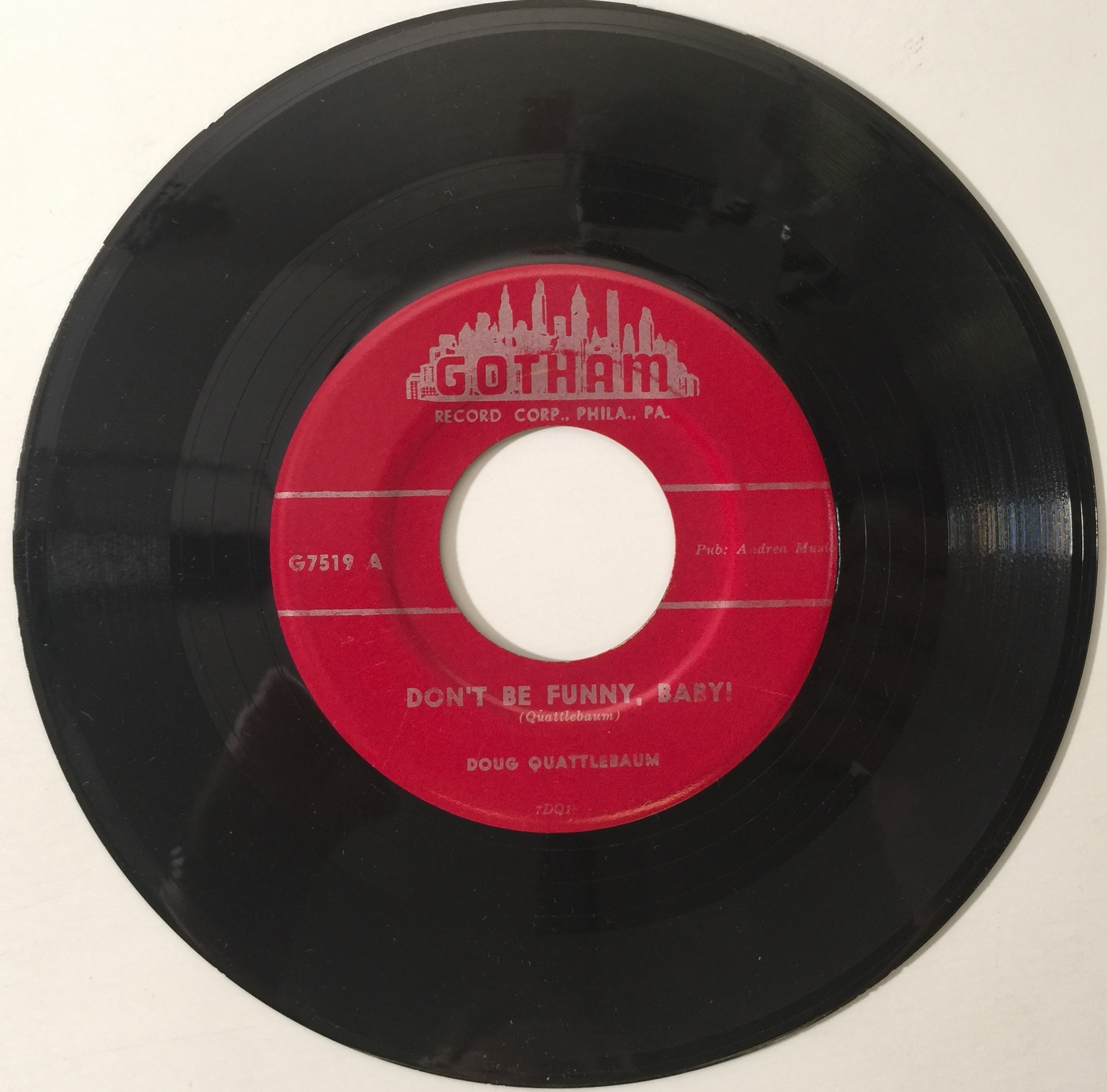 Lot 56 - DOUG QUATTLEBAUM - DON'T BE FUNNY BABY/