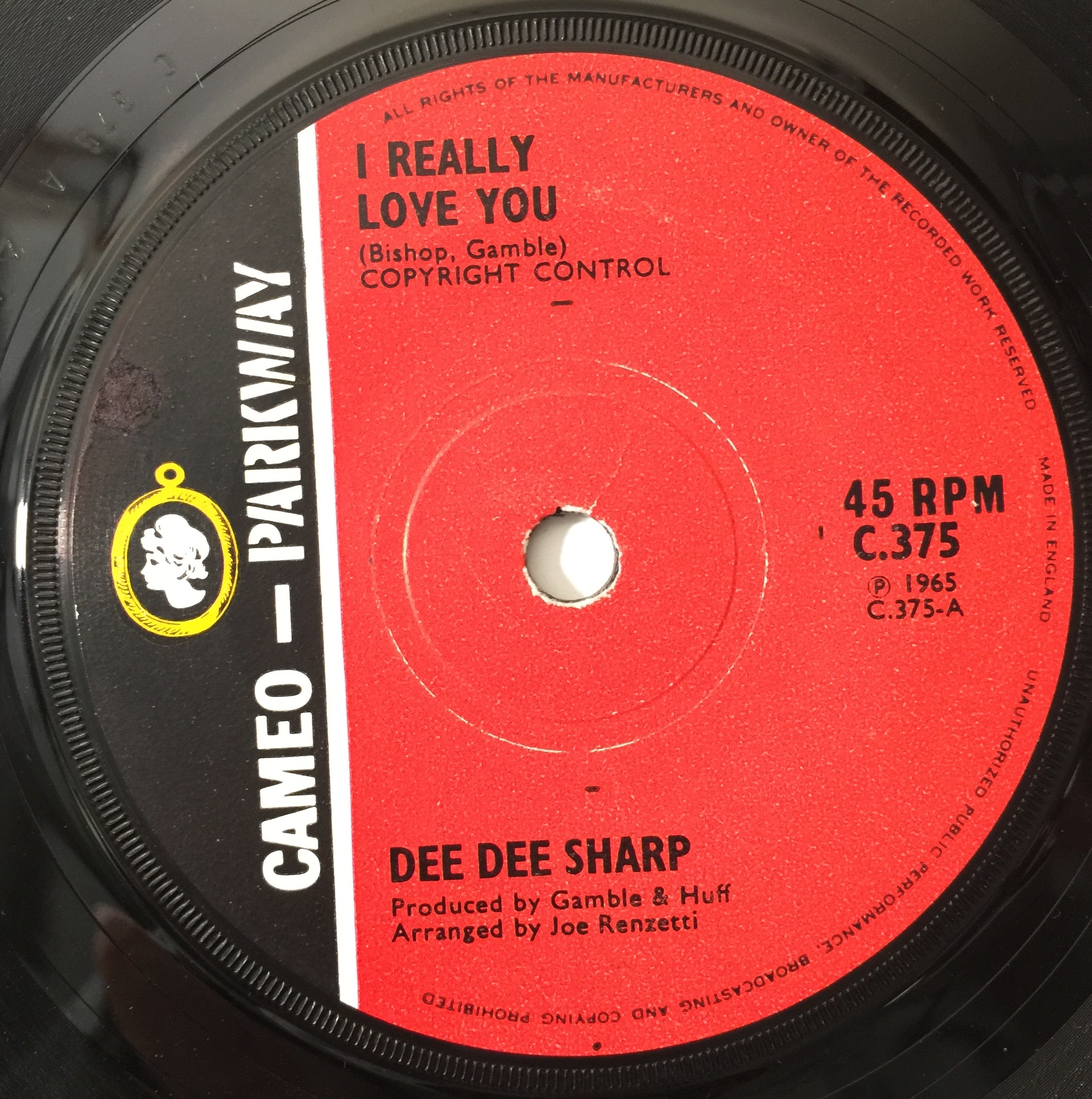 Lot 115 - DEE DEE SHARP - I REALLY LOVE YOU/ STANDING
