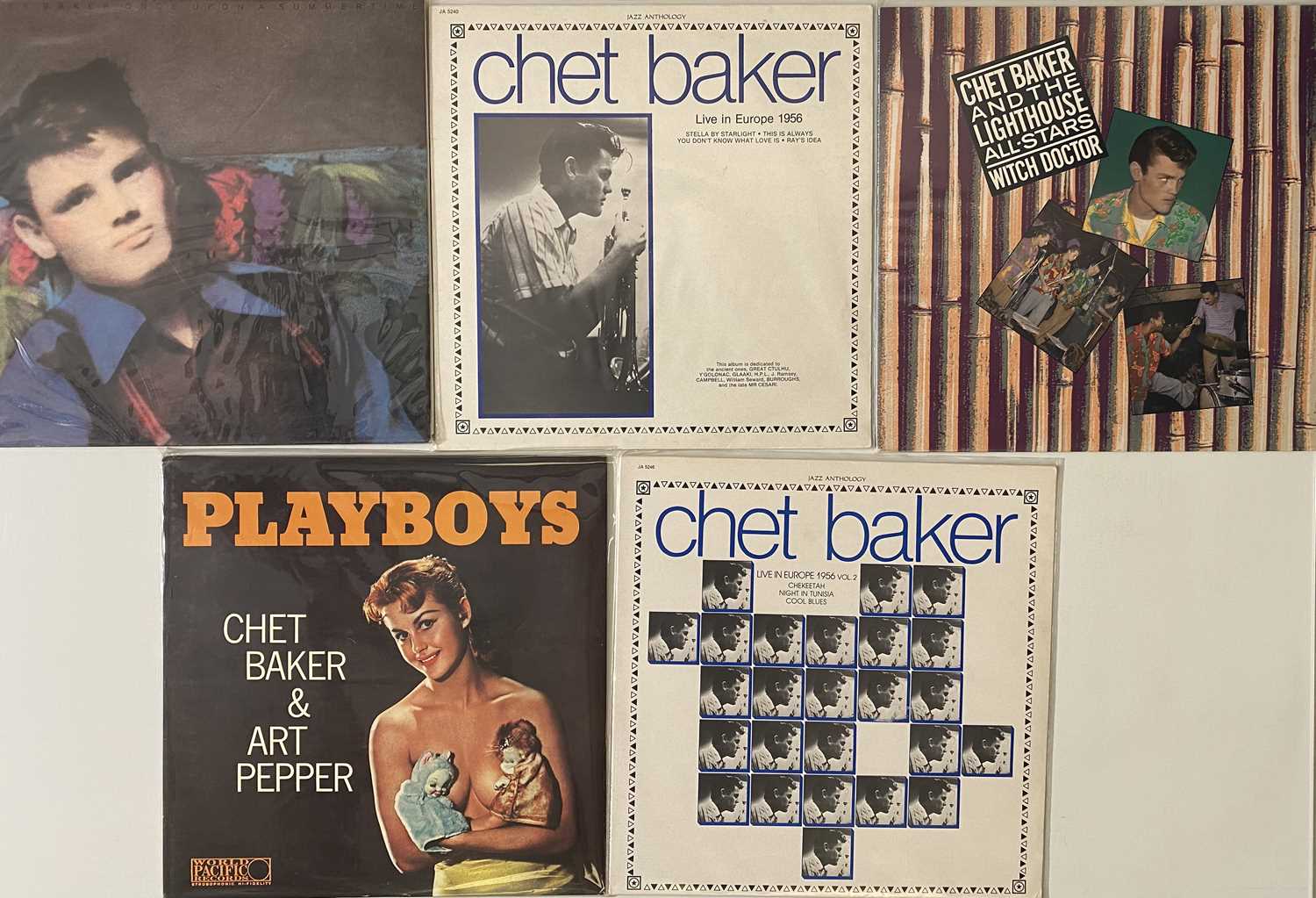 Lot 52 - CHET BAKER - LP PACK