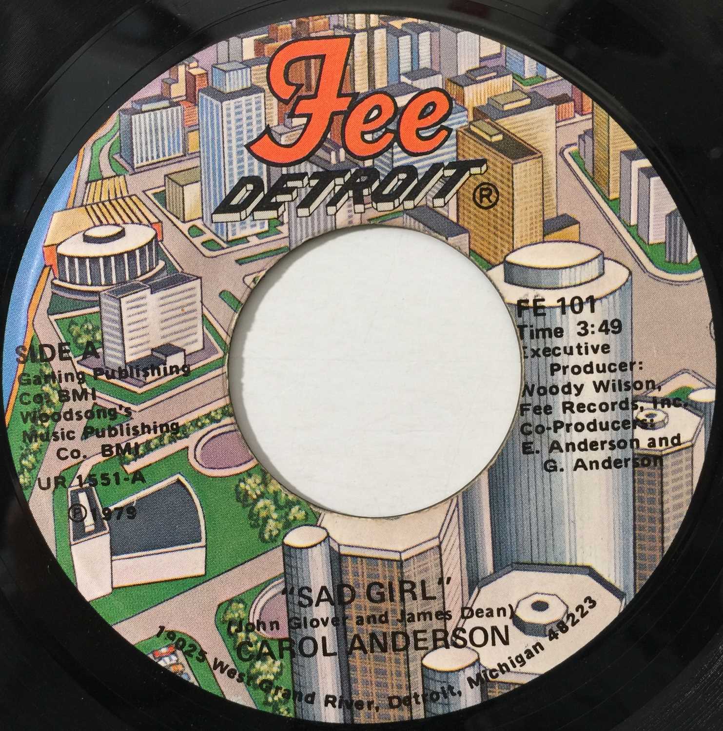 Lot 154 - CAROL ANDERSON - SAD GIRL/ I'LL GET OFF AT