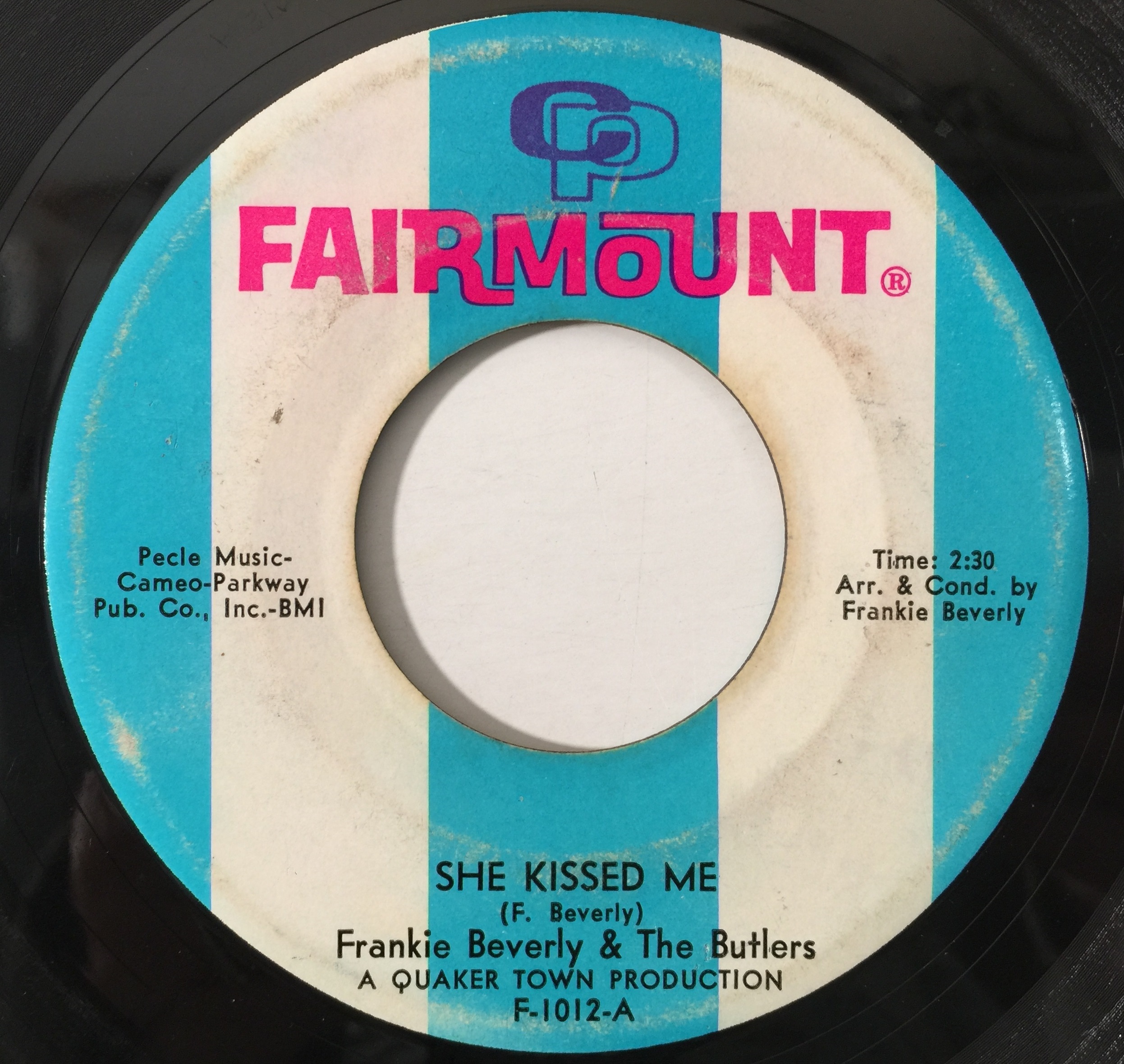 Lot 156 - FRANKIE BEVERLY & THE BUTLERS - SHE KISSED
